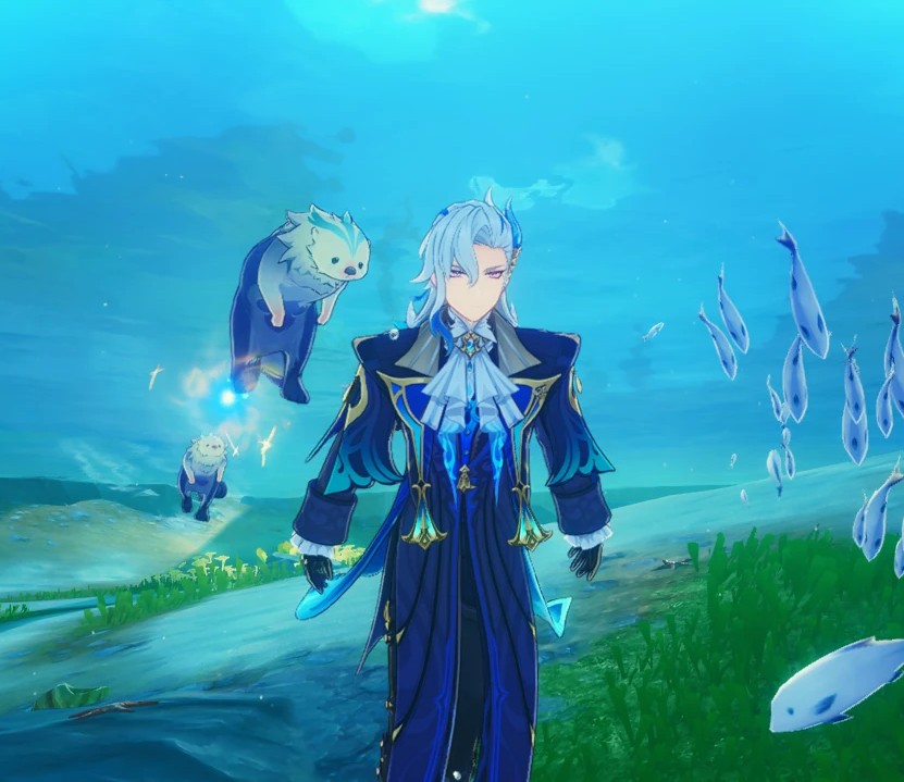 NEUVILLETTE AND HIS LITTLE OTTER FRIENDS (it took me way too long to ...