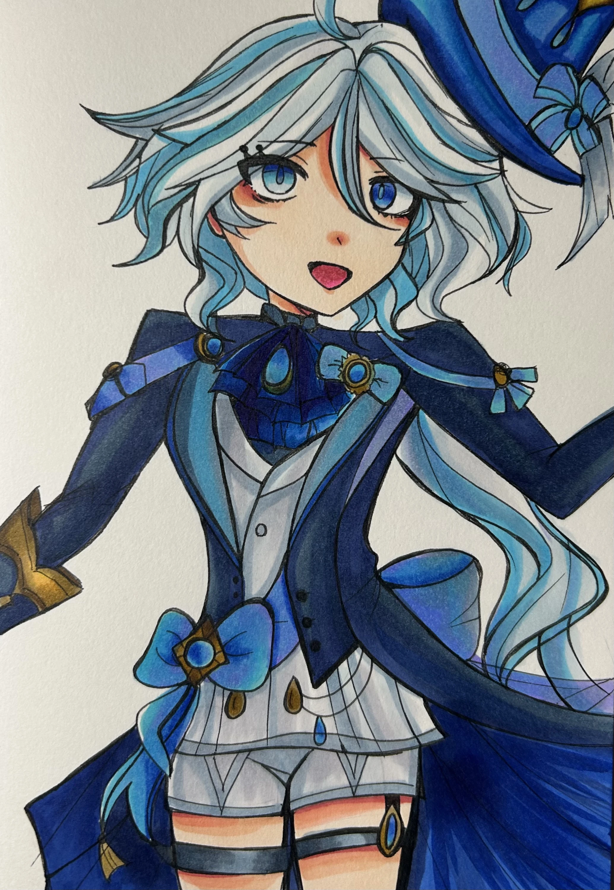 Furina drawing Genshin Impact | HoYoLAB