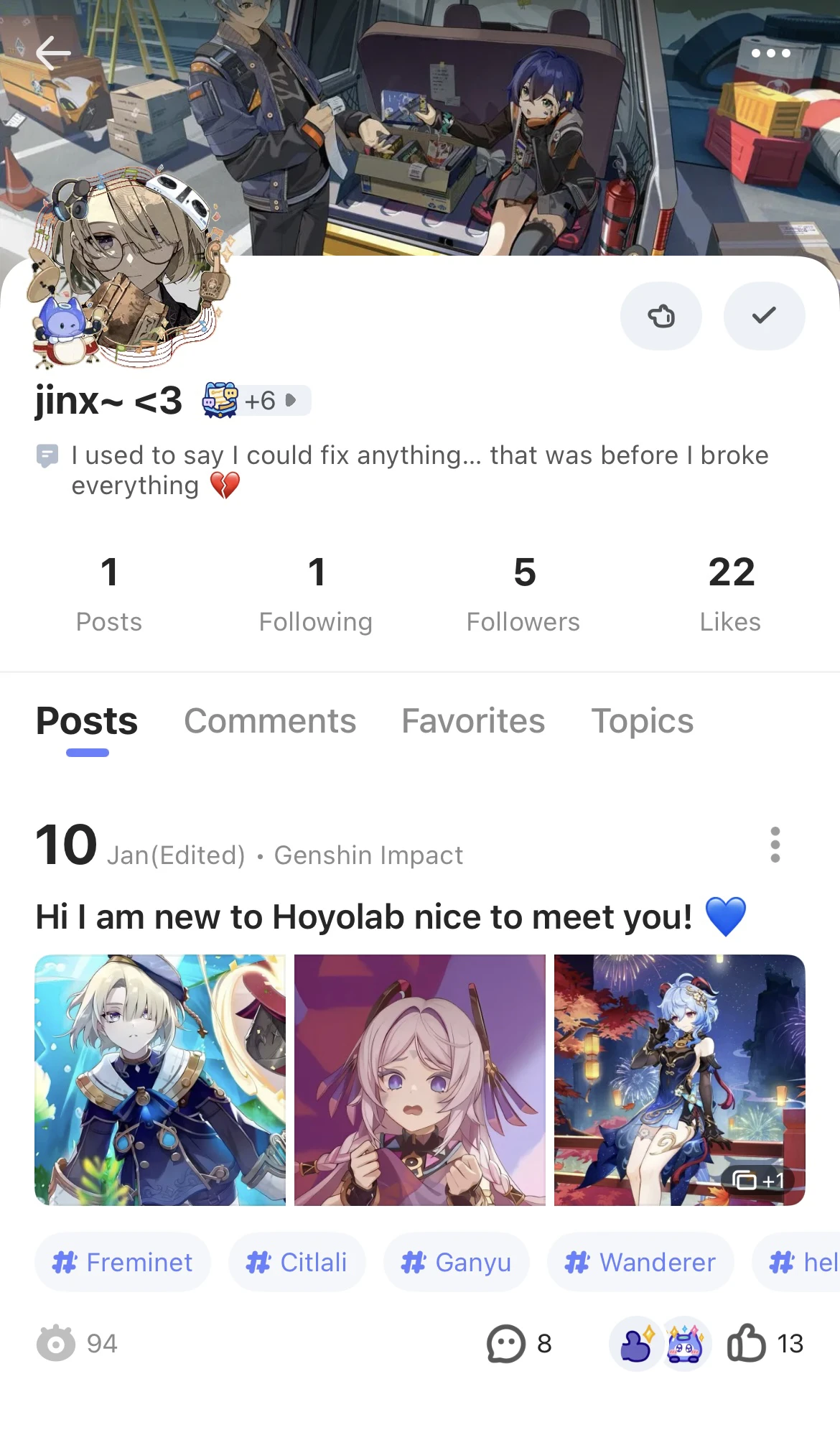 Hi Hoyolab! Genshin Impact | HoYoLAB