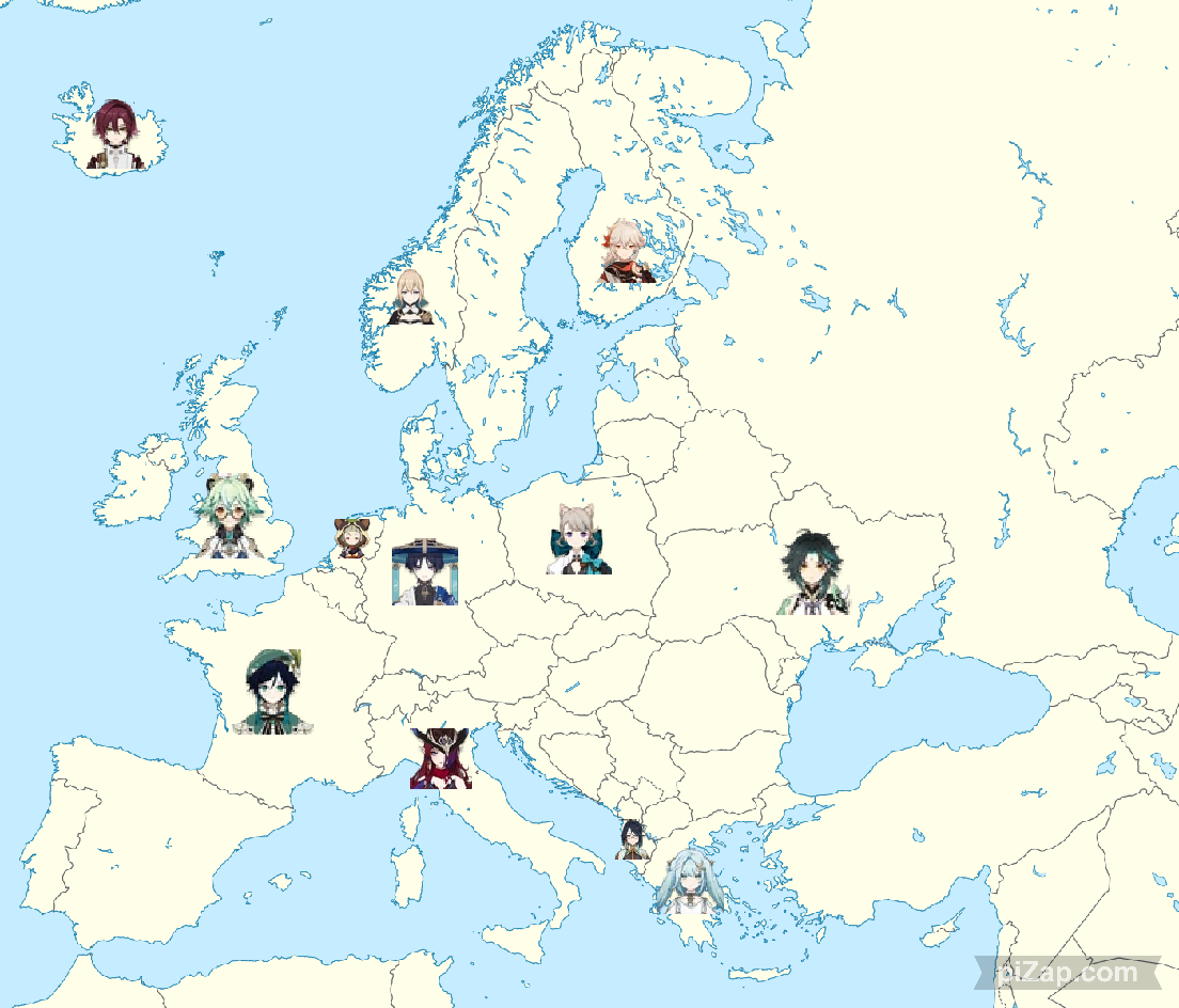 characters and the similarities with countries P.1 Genshin Impact | HoYoLAB