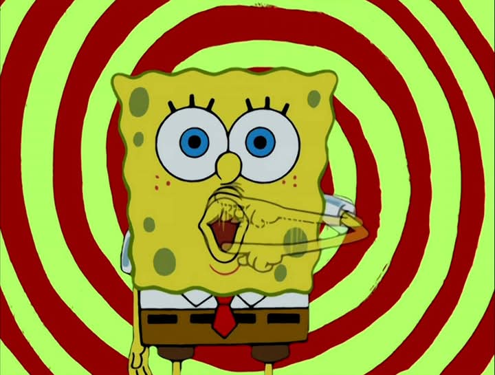 Spongebob touch the lips | HoYoLAB