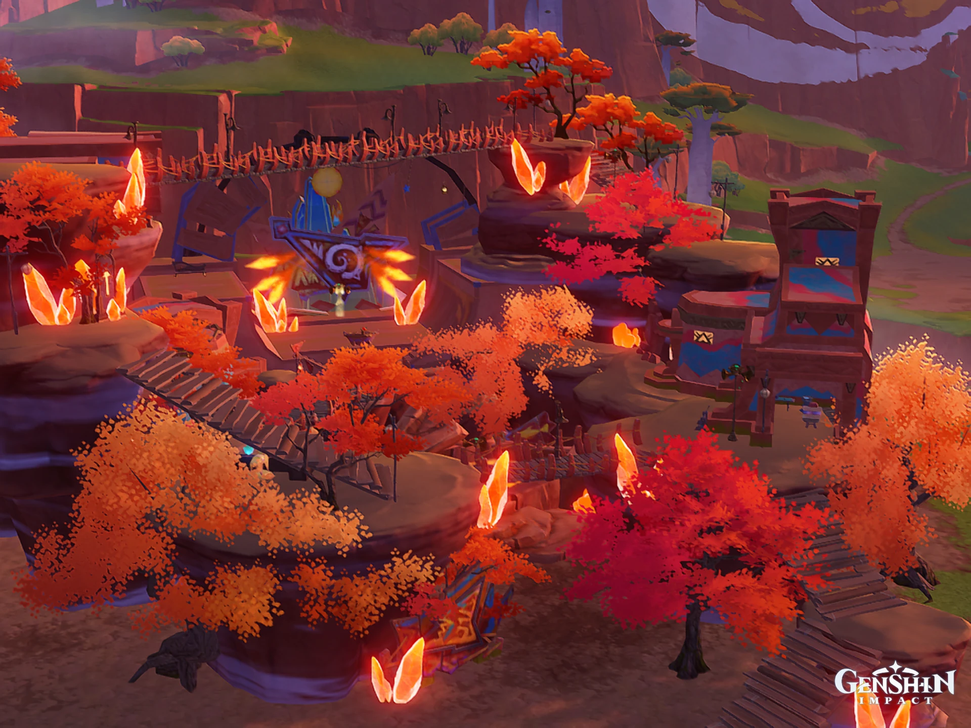 Natlan Children of Echoes/Nanatzcayan Inspired Sereniteapot Area :D ...