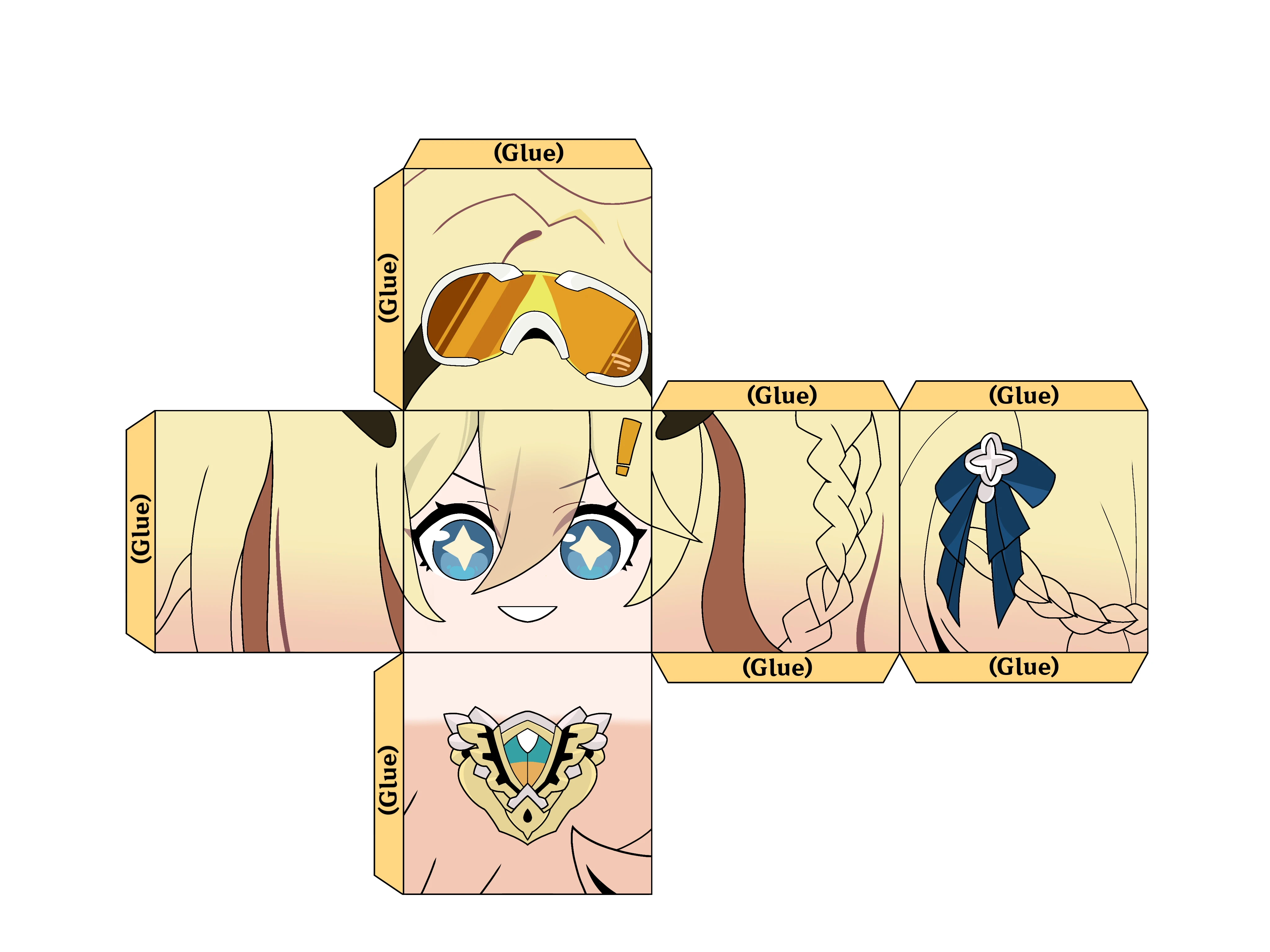 More printable Cube-ianka expressions! (Made by me.) Honkai Impact 3rd | HoYoLAB