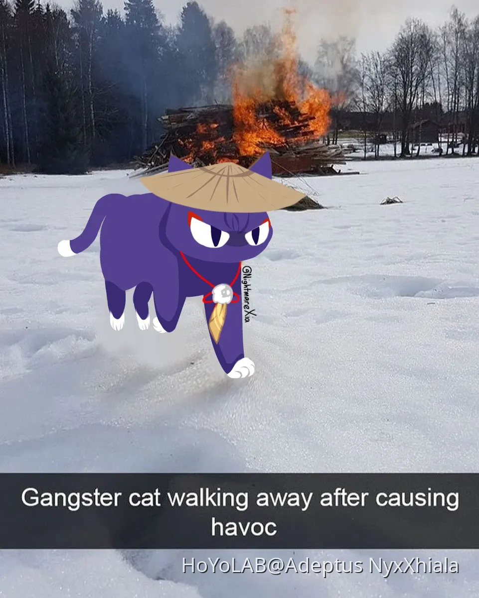 Kabukimeow's villain arc into Scarameow: Genshin Impact | HoYoLAB