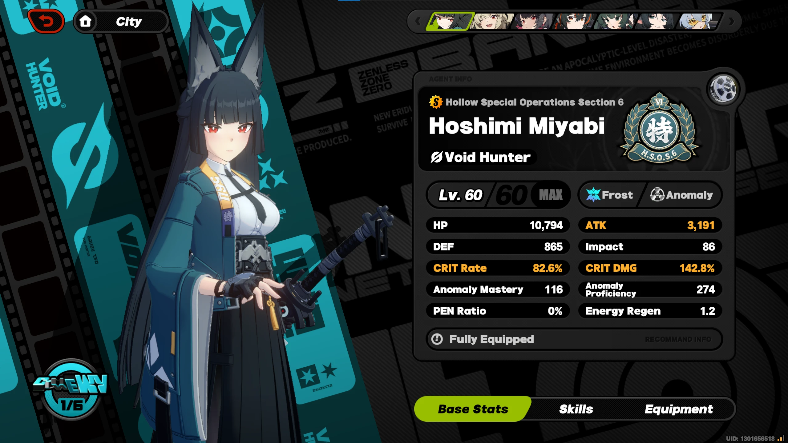 My Miyabi build so far Zenless Zone Zero | HoYoLAB