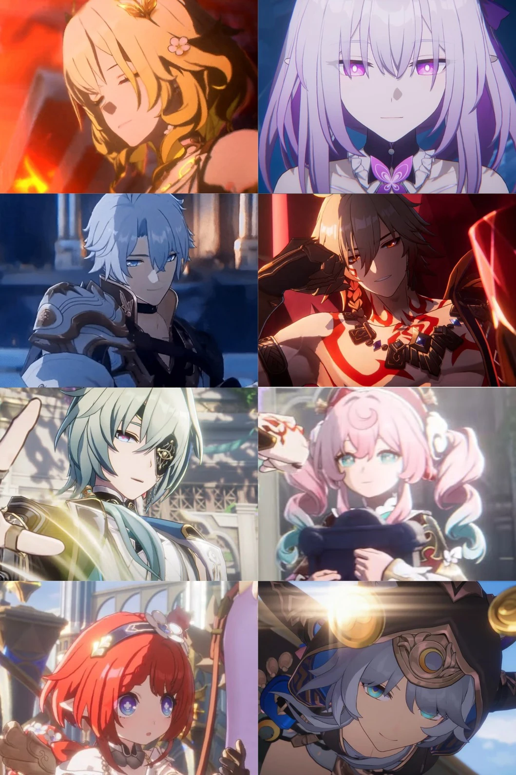Chrysos Heirs in-game appearances. Which one is your favorite? Honkai ...