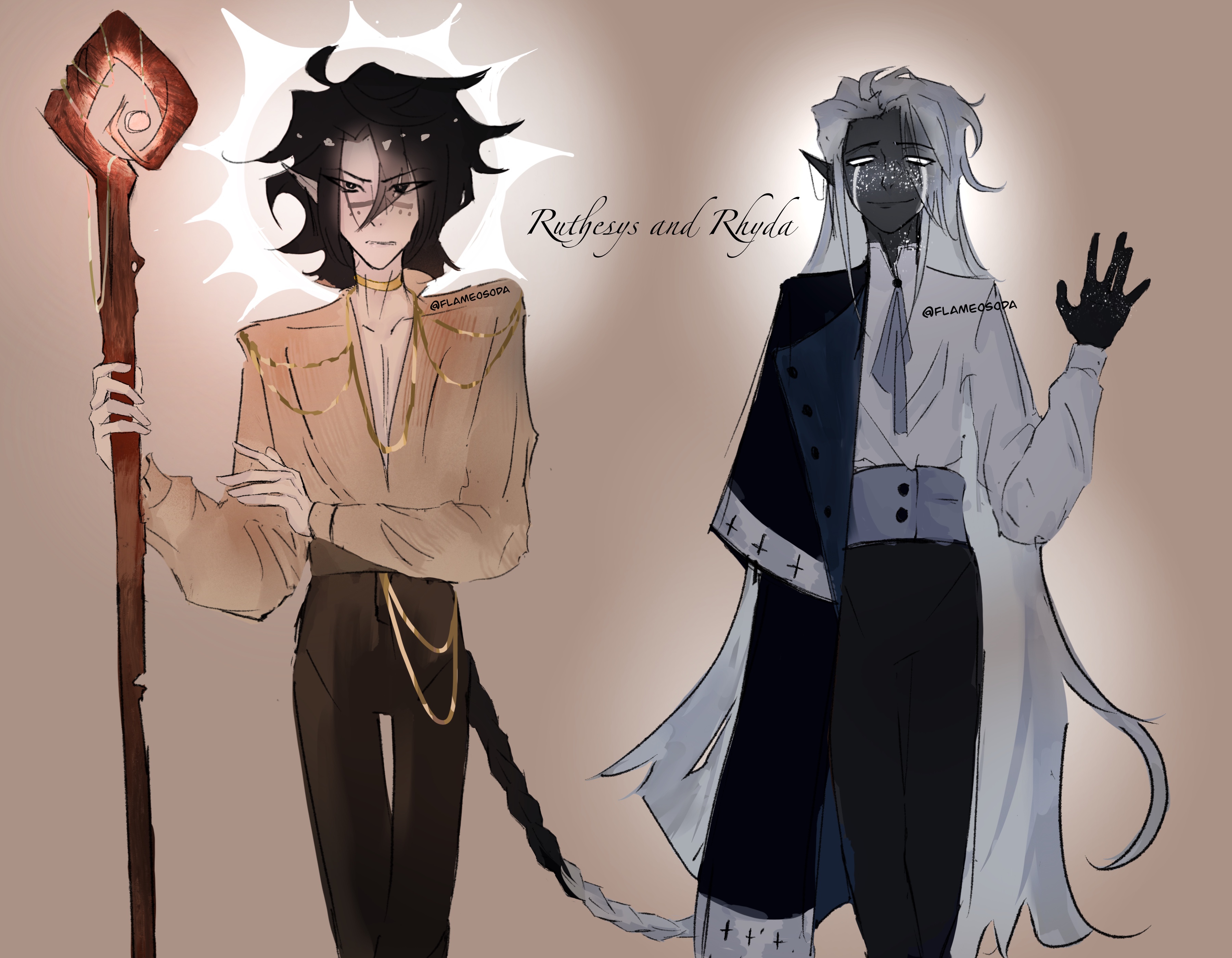 The redesign of two very old and most successful Ocs | HoYoLAB