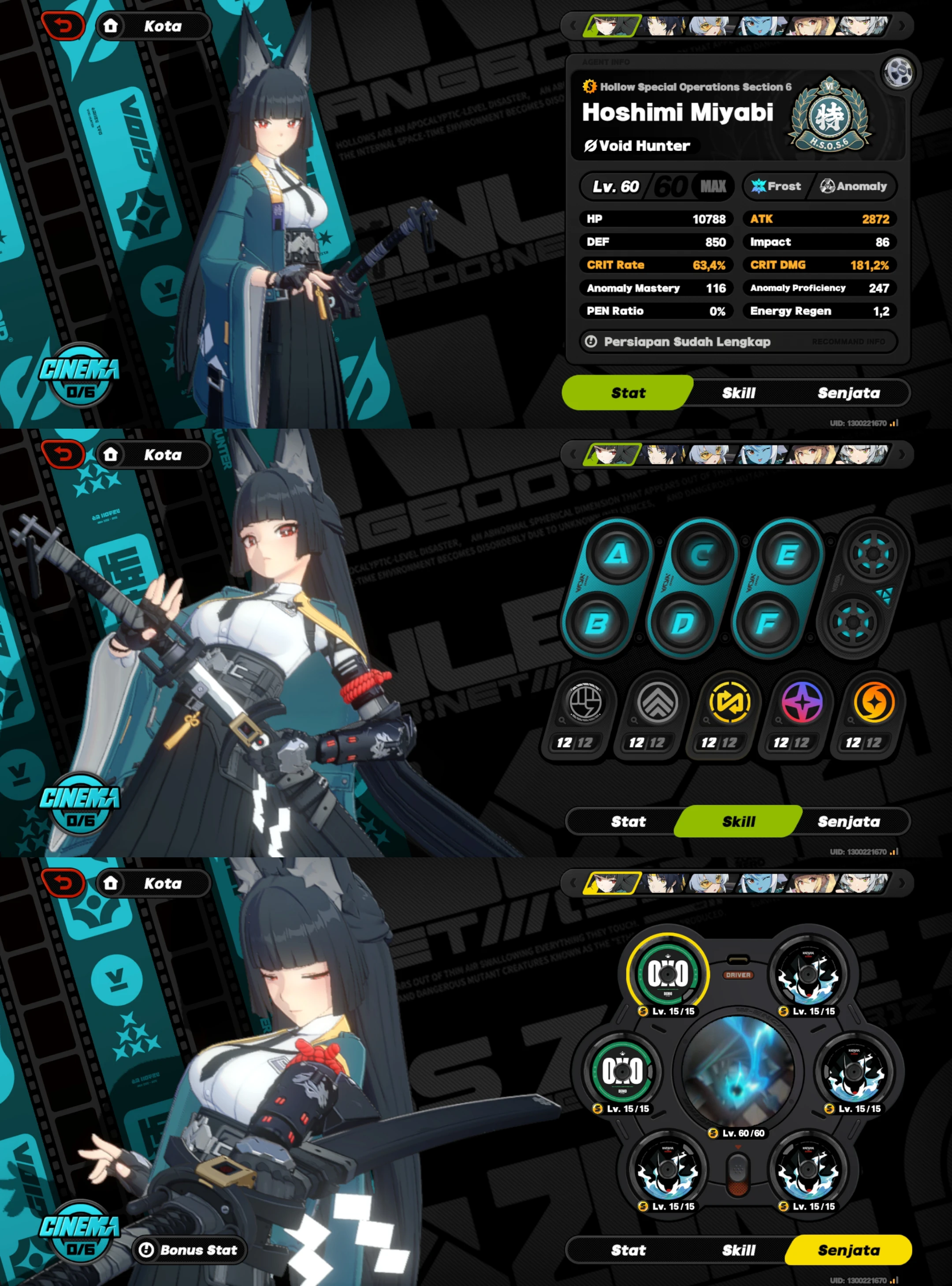 Rate my Miyabi build? Zenless Zone Zero | HoYoLAB