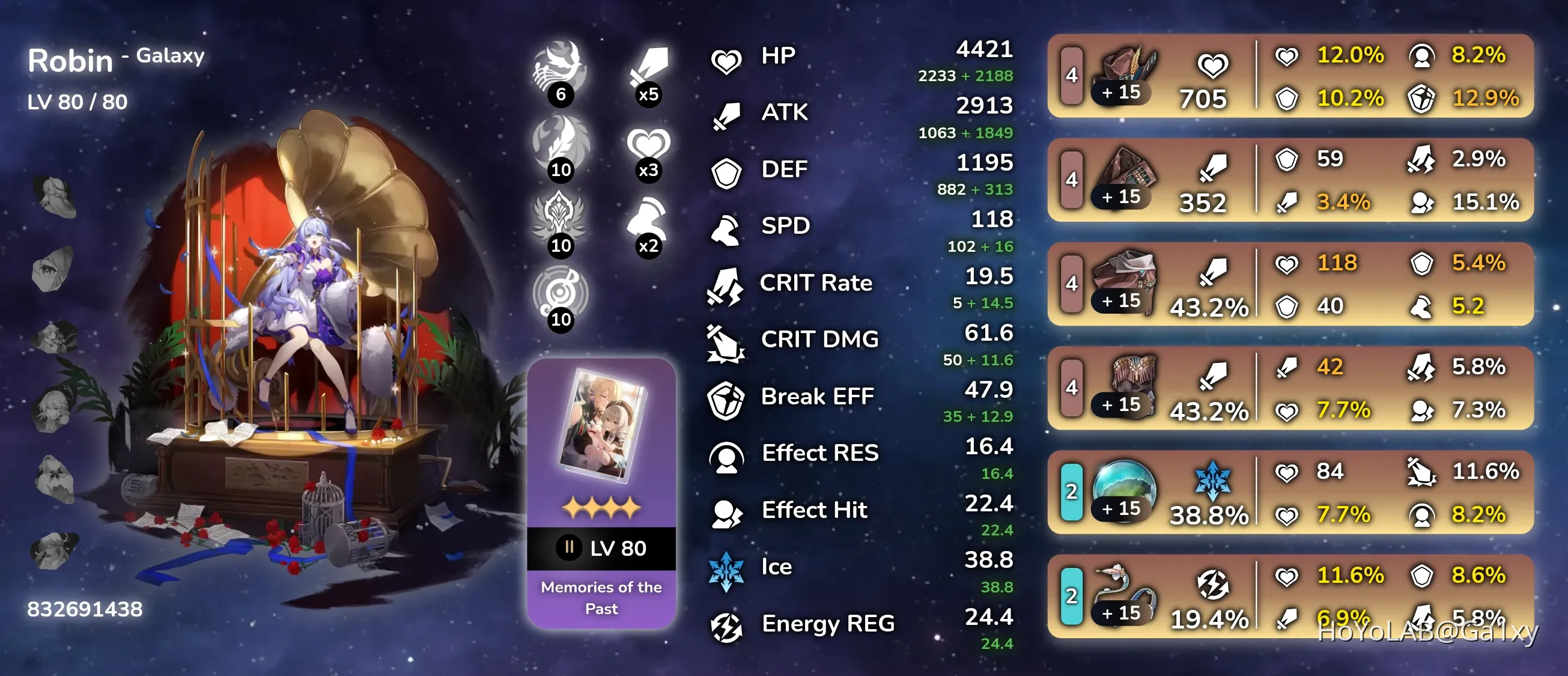 My Robin build Honkai: Star Rail | HoYoLAB