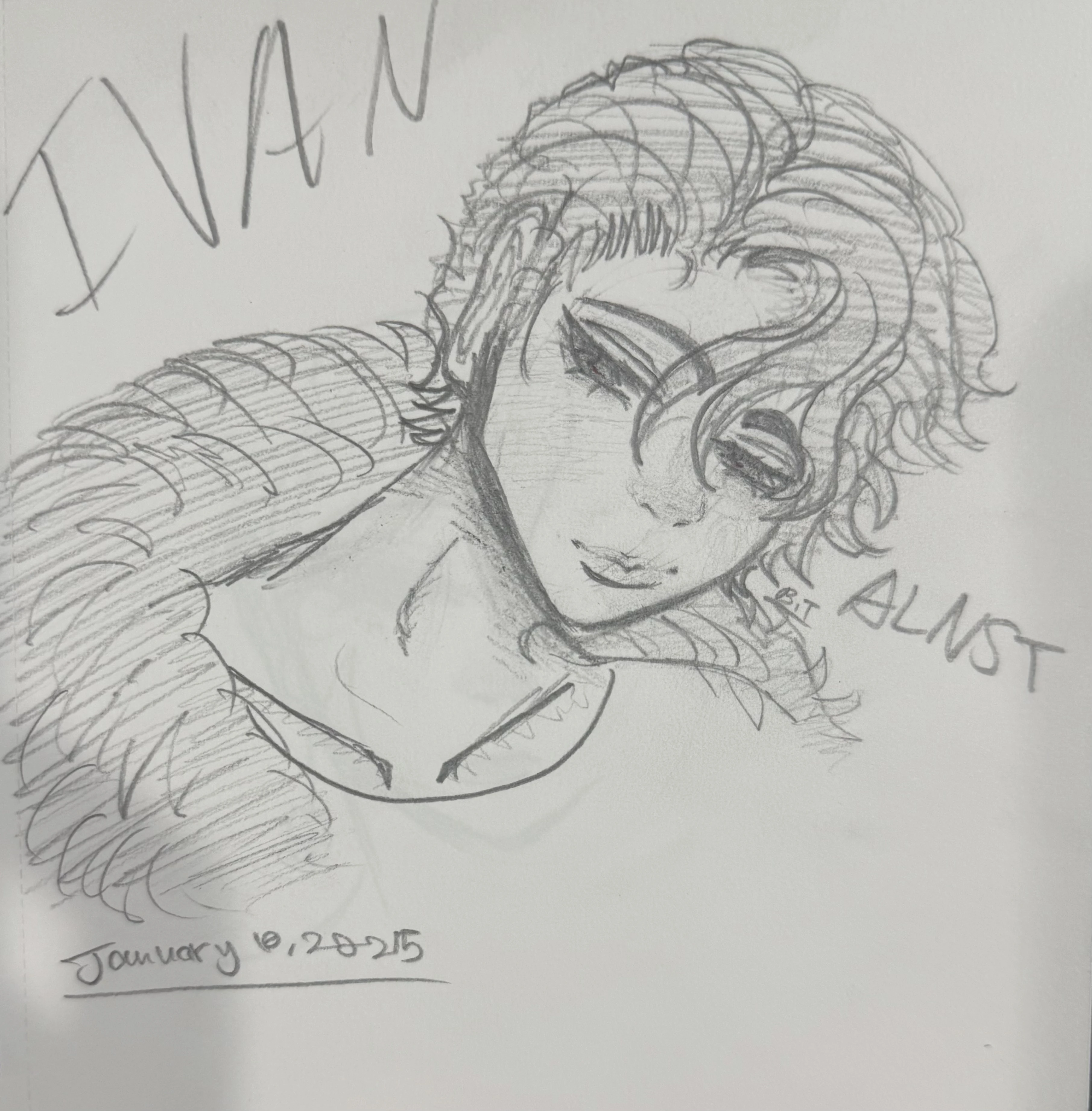 Ivan drawing (+ reference) | HoYoLAB