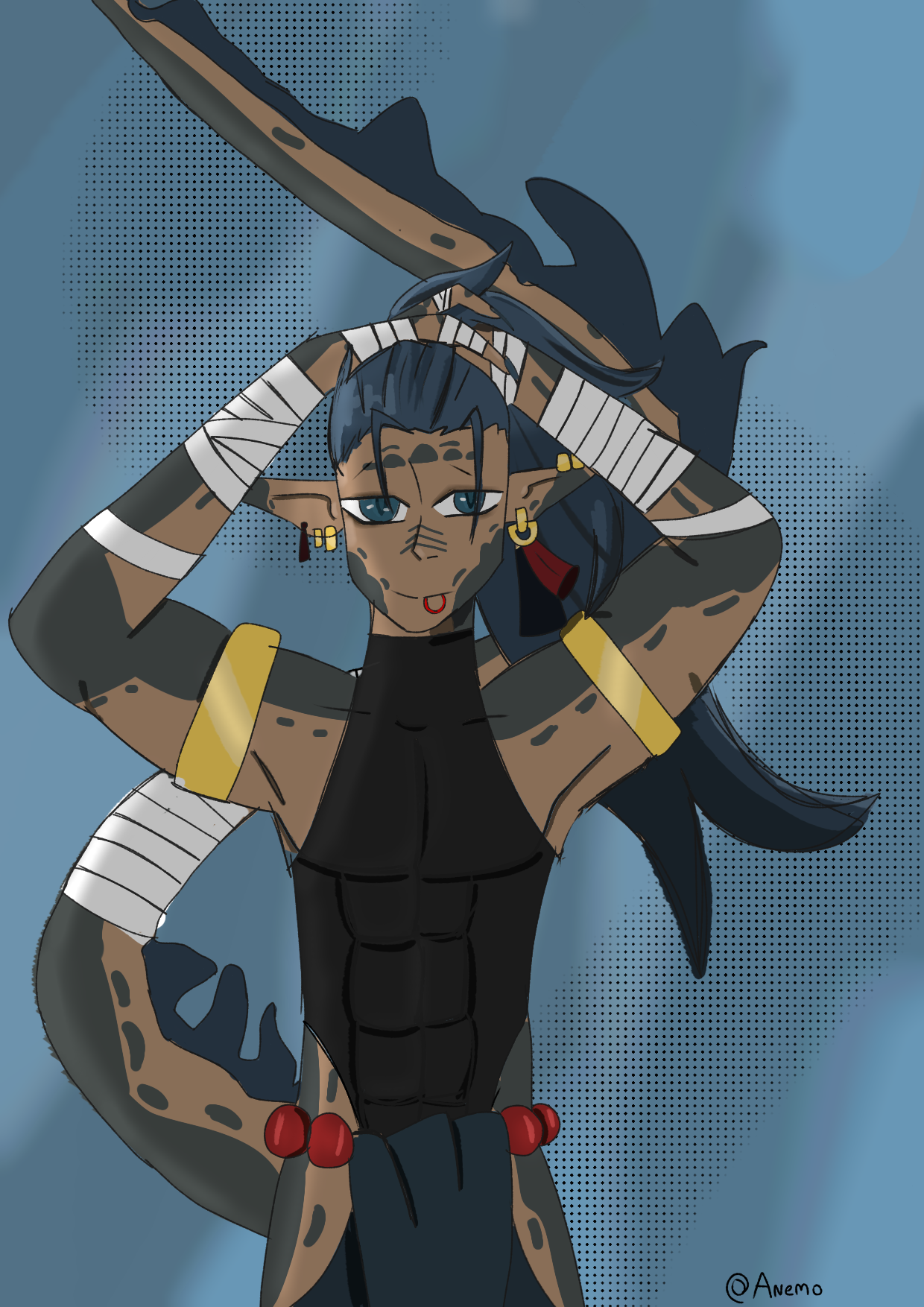 DTIYS entry! (i can't draw muscles y'all) Genshin Impact | HoYoLAB