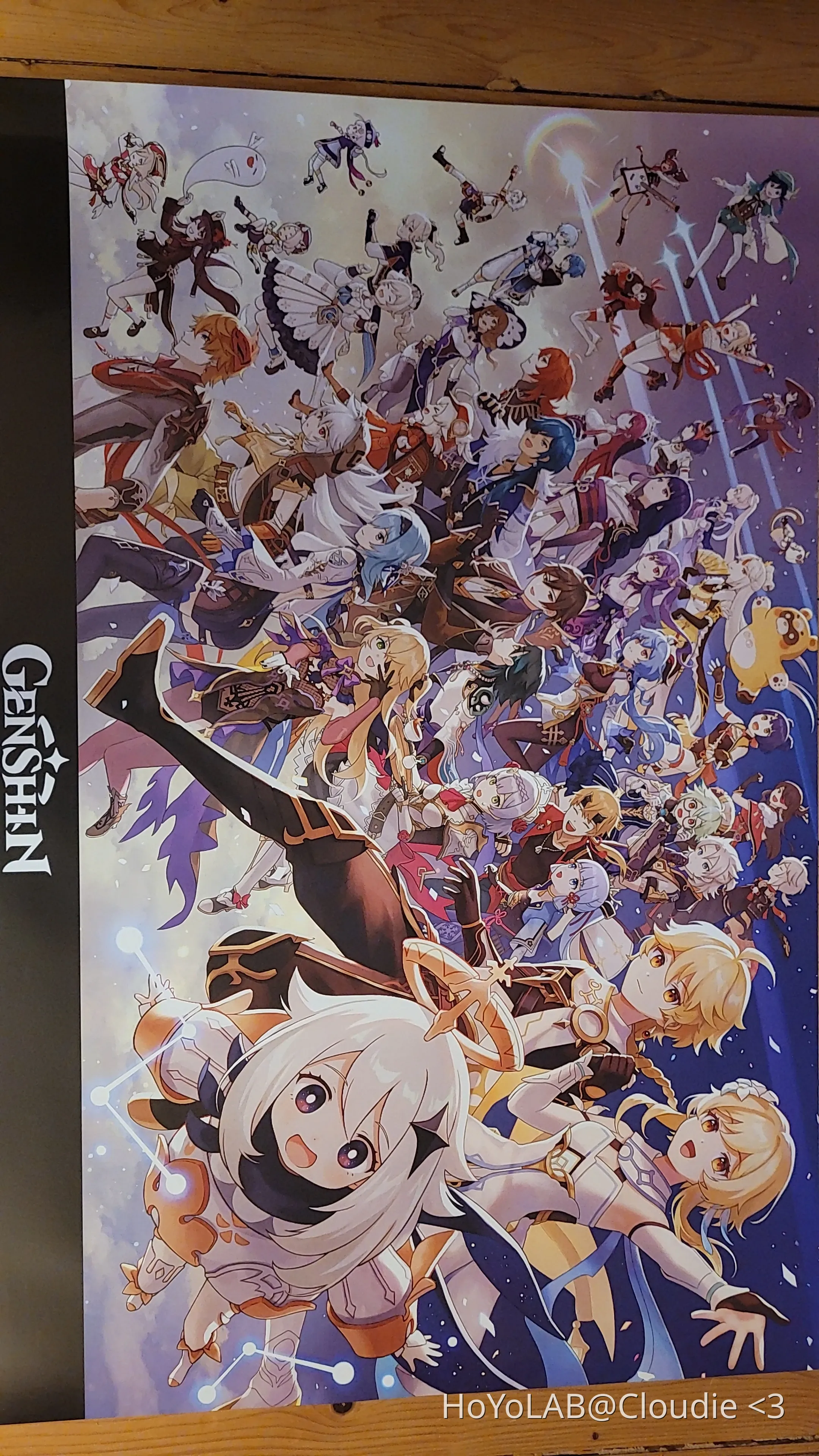 MY FRIEND JUST BOUGHT ME A HUGE GENSHIN POSTER Genshin Impact | HoYoLAB