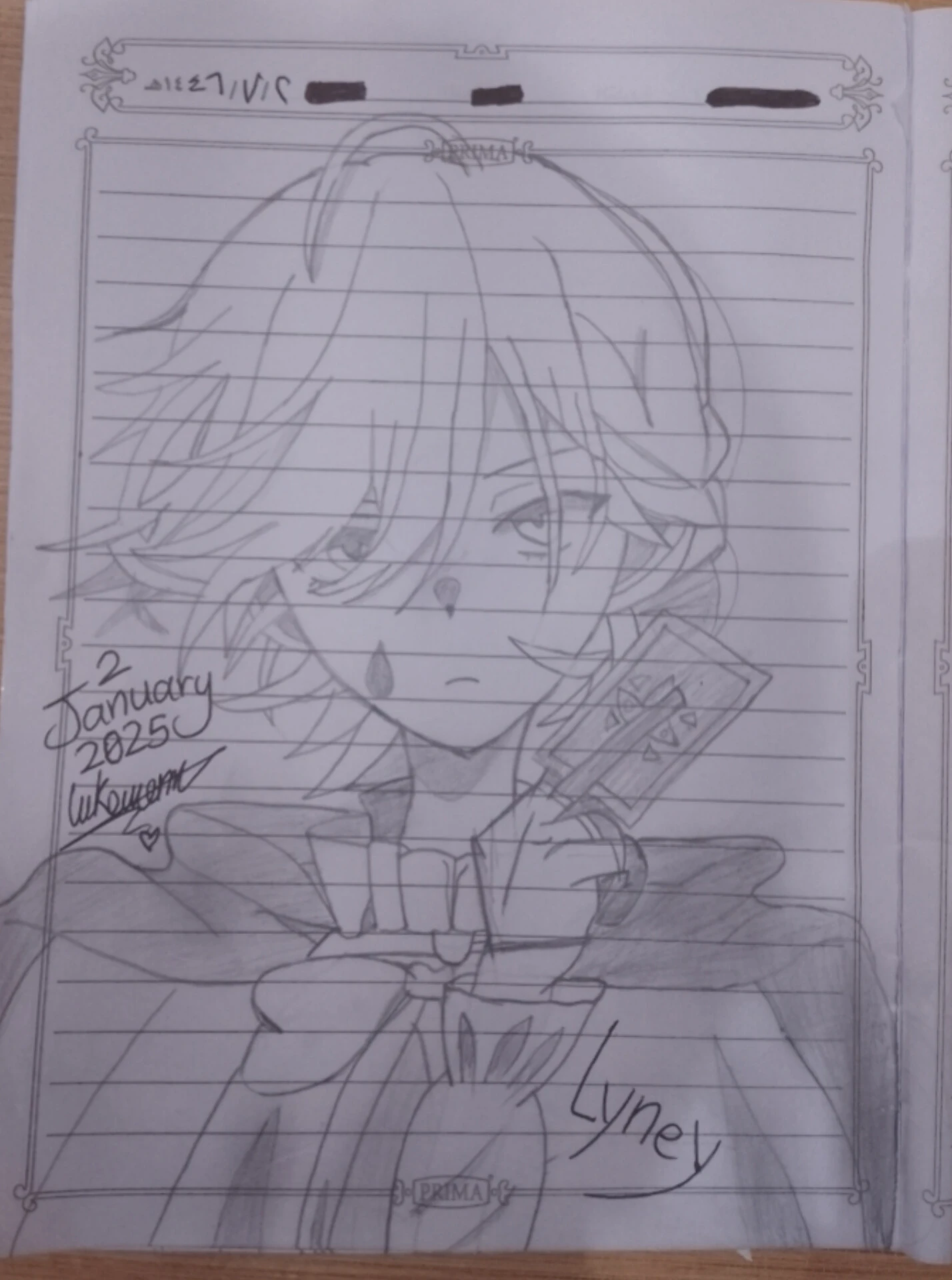 My drawing of Lyney & Wanderer💙 ️ Genshin Impact | HoYoLAB