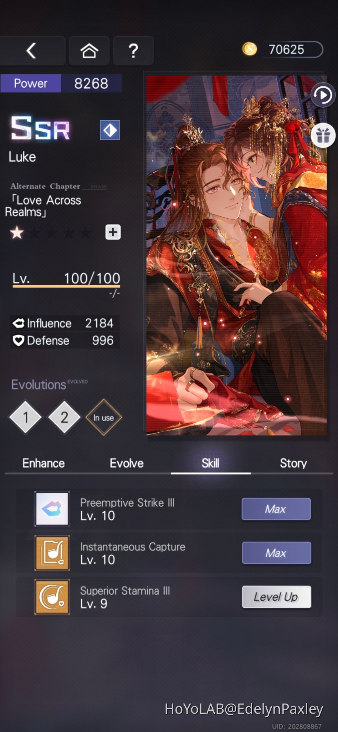 Update 8th SSR Luke Tears of Themis | HoYoLAB