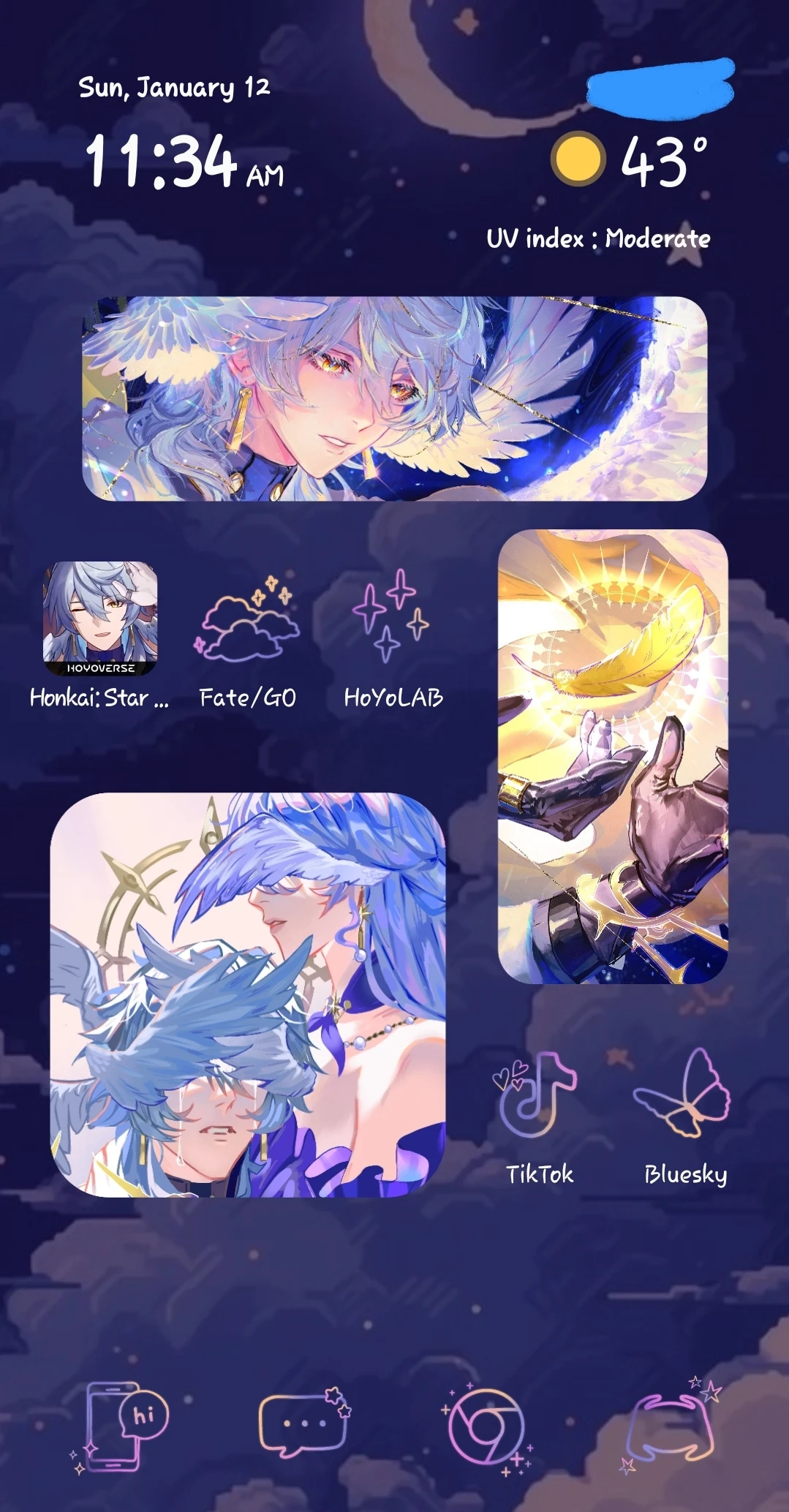 doomed bird siblings lock screen Honkai: Star Rail | HoYoLAB