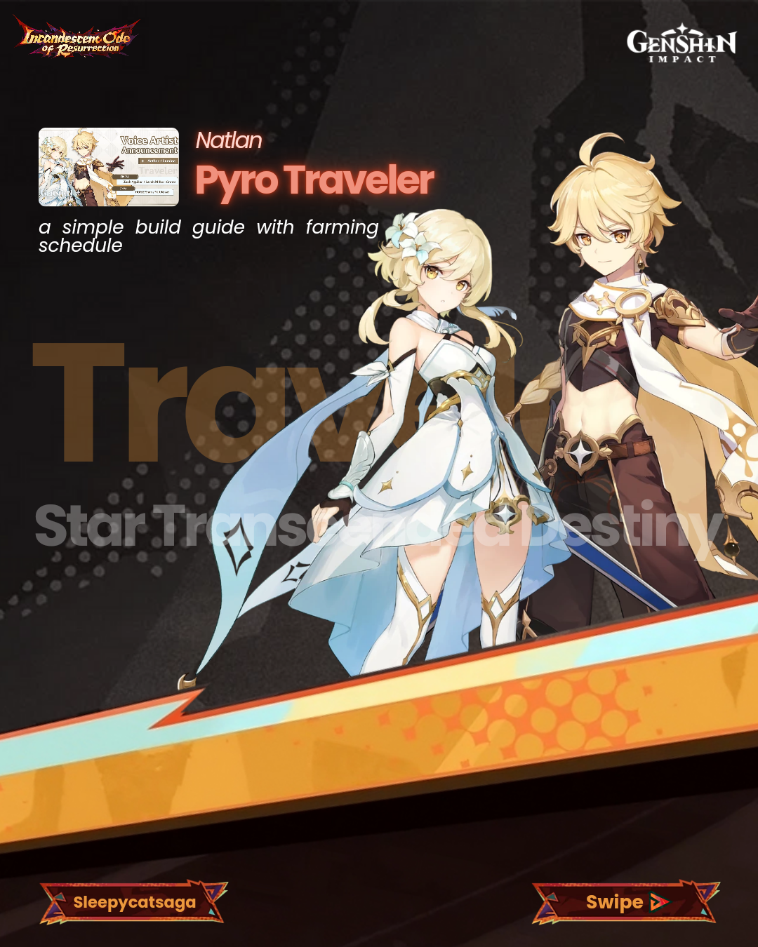 Sleepy Build: Pyro Traveler!! Genshin Impact | HoYoLAB