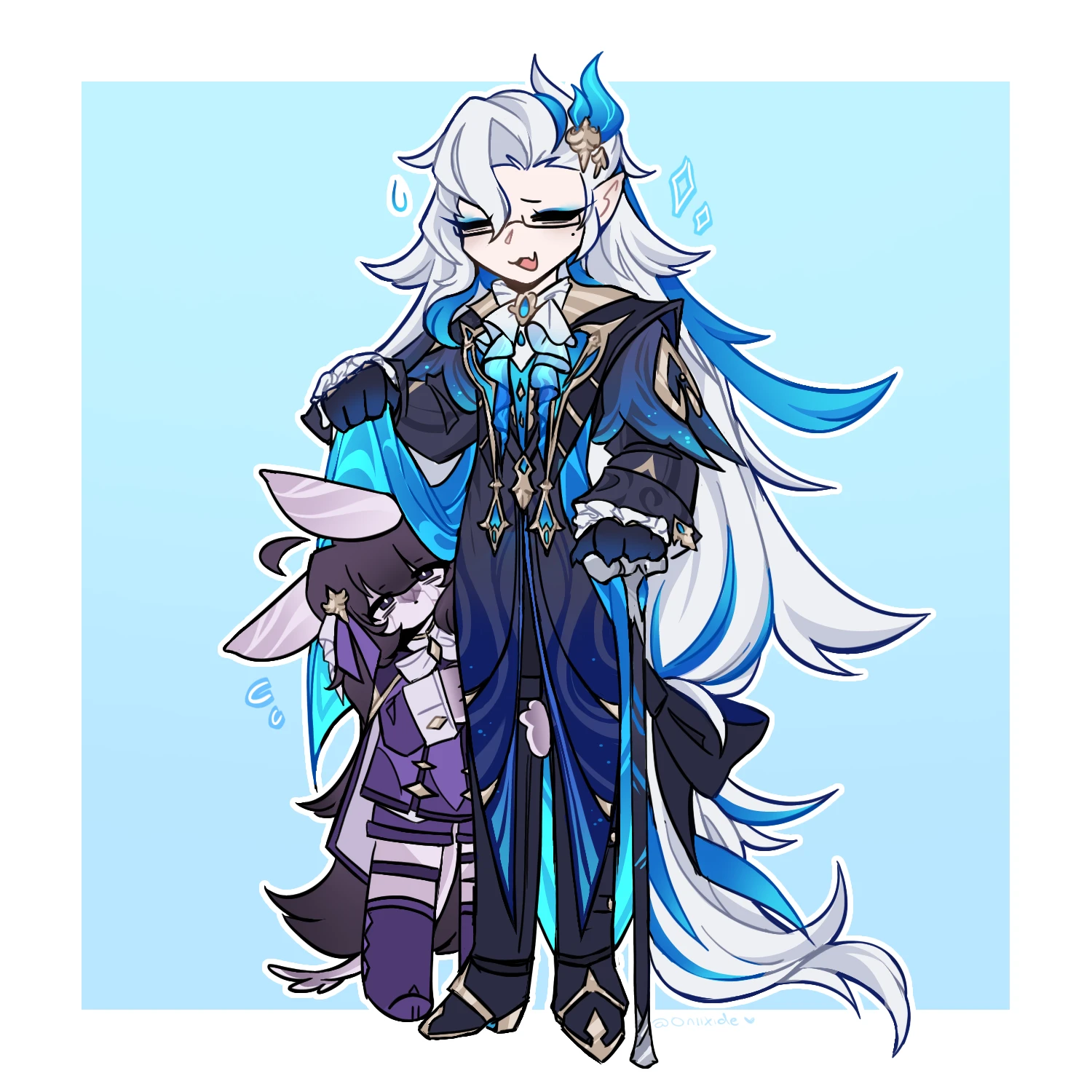 Neuvi + my melusine oc :)) Genshin Impact | HoYoLAB