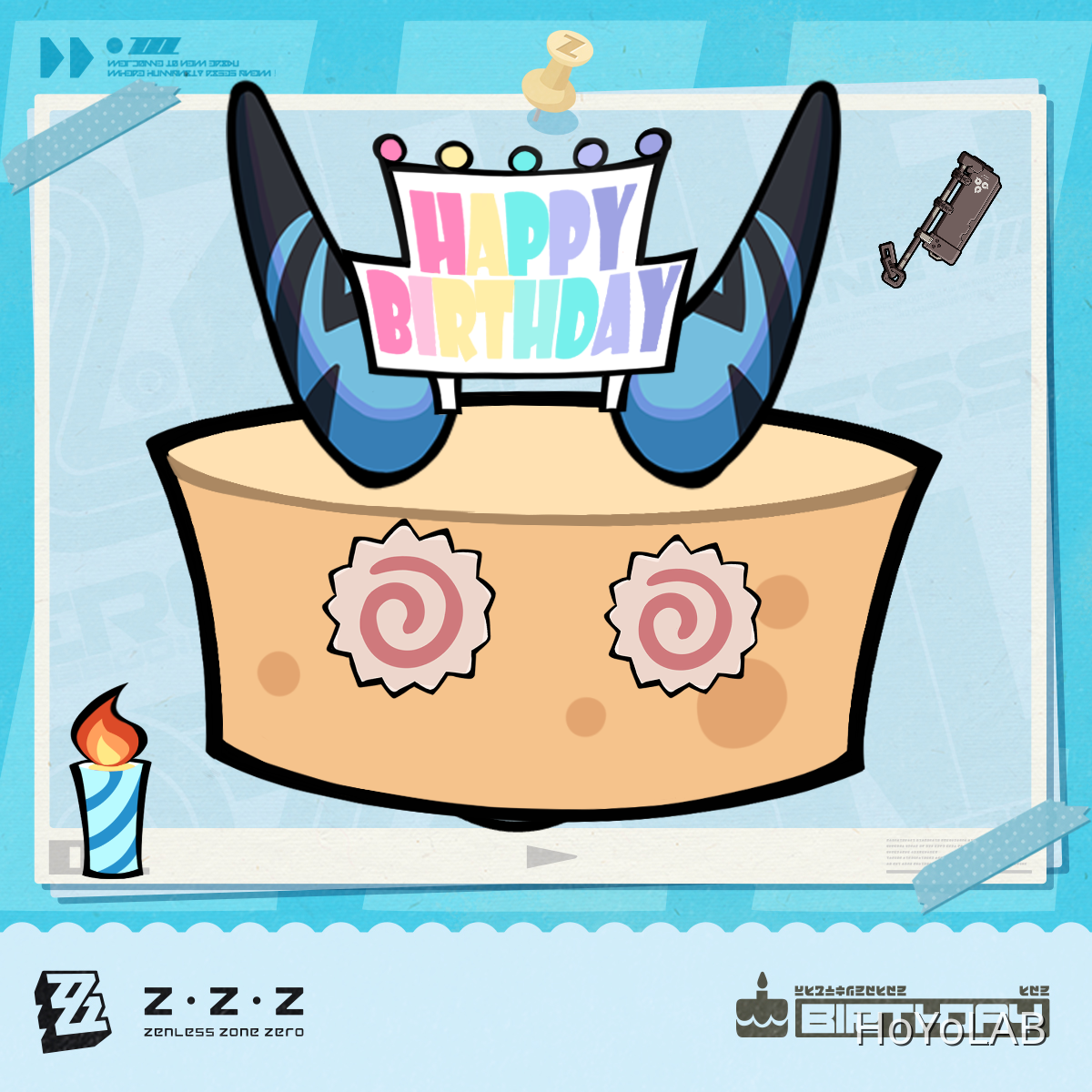 Ehh cake Give us more Soukaku stickers Zenless Zone Zero | HoYoLAB