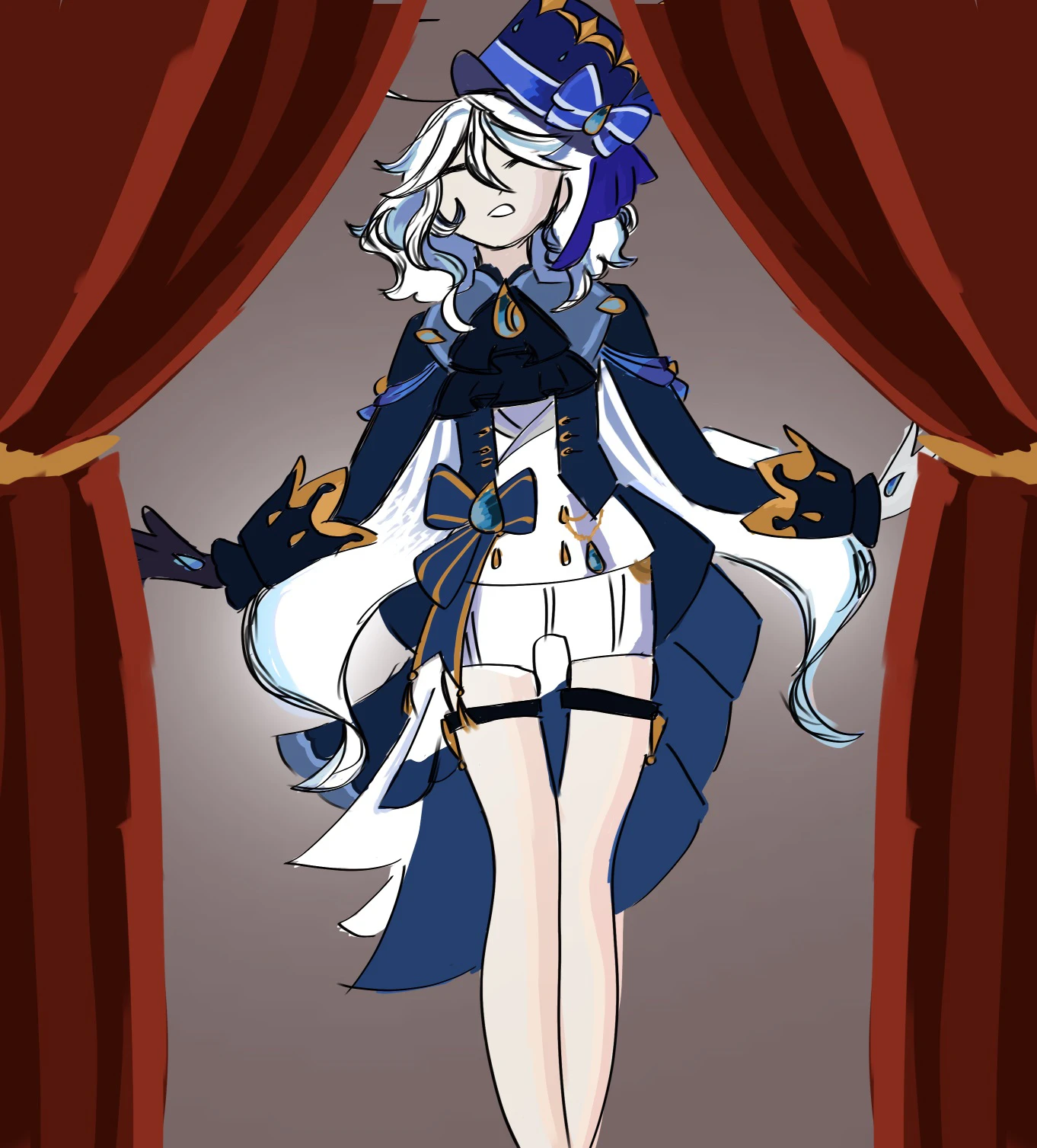 Drawing of Furina! Genshin Impact | HoYoLAB