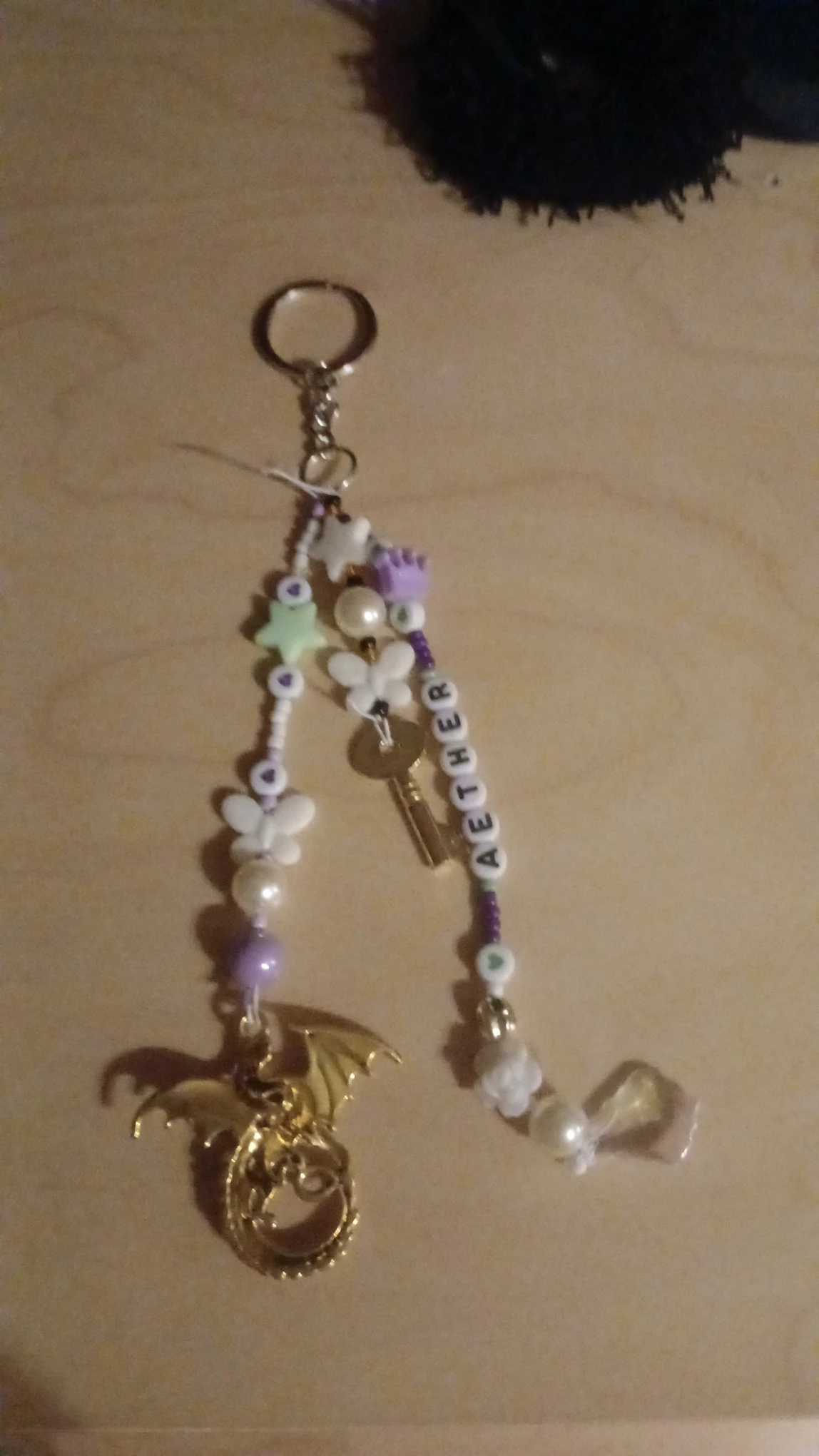 Made an aether keychain bc why not but that thing is heavy Genshin ...
