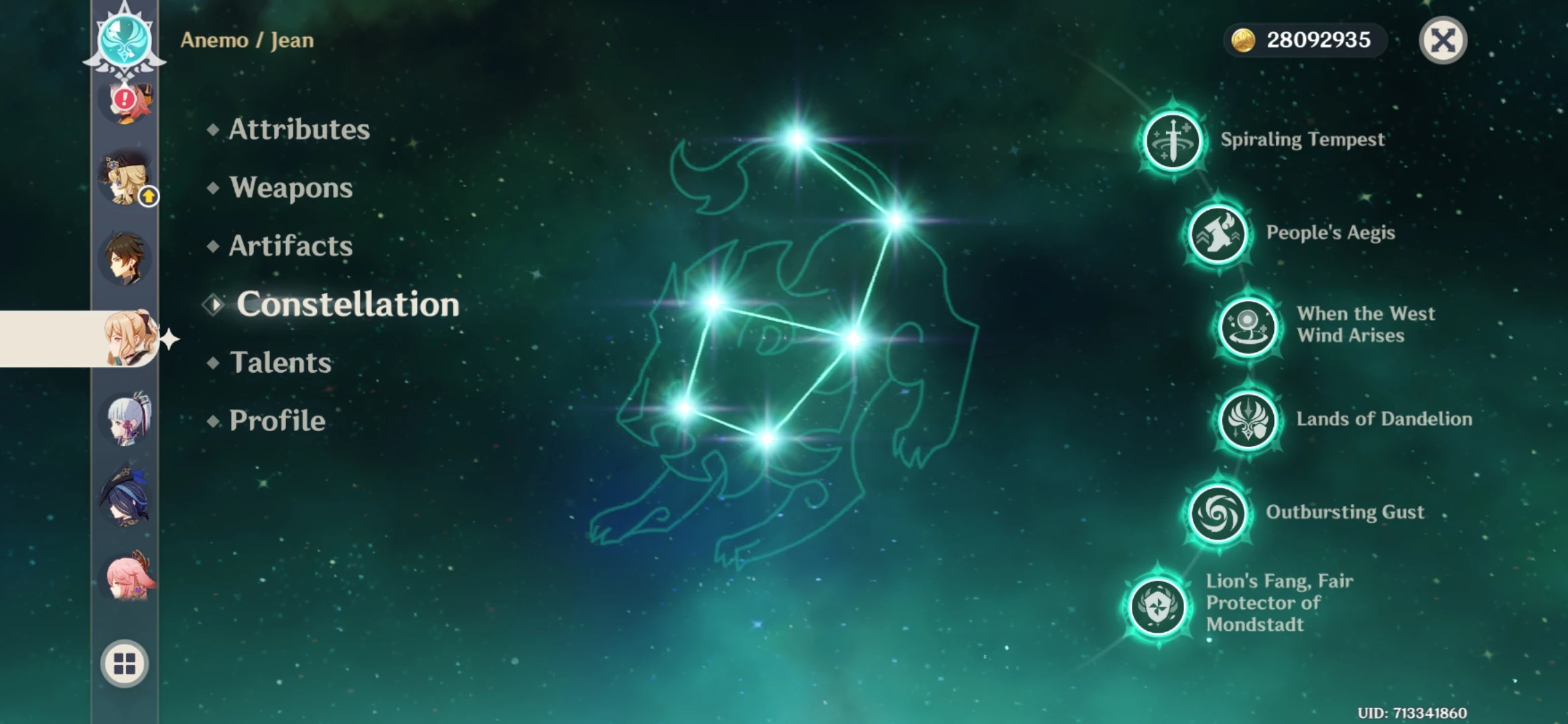 F2P C6 Jean Genshin Impact | HoYoLAB