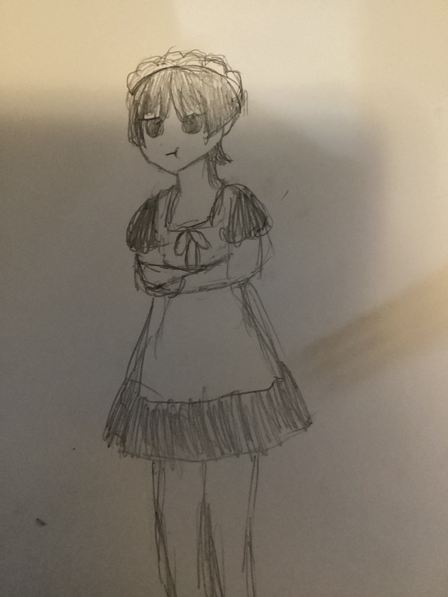 Scara got coaxed into wearing a maid dress lol Genshin Impact | HoYoLAB