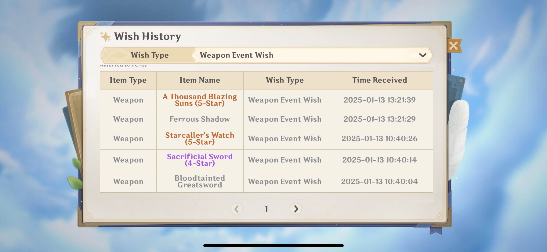 Weapons banner Genshin Impact | HoYoLAB