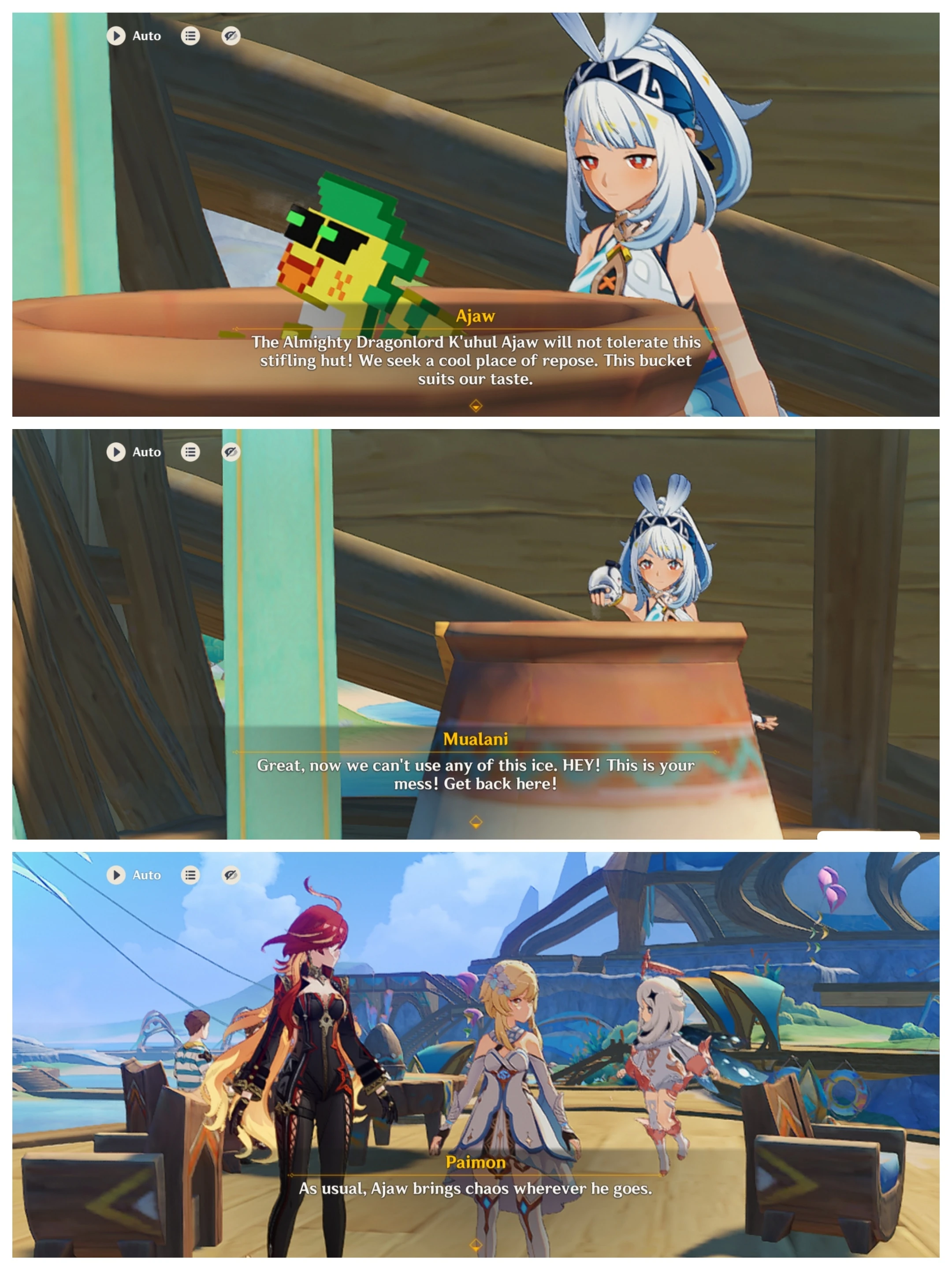 (5.3 SPOILERS!) Ajaw has met his match! 😅😂🤣🤭🔥🧡💚 Genshin Impact | HoYoLAB