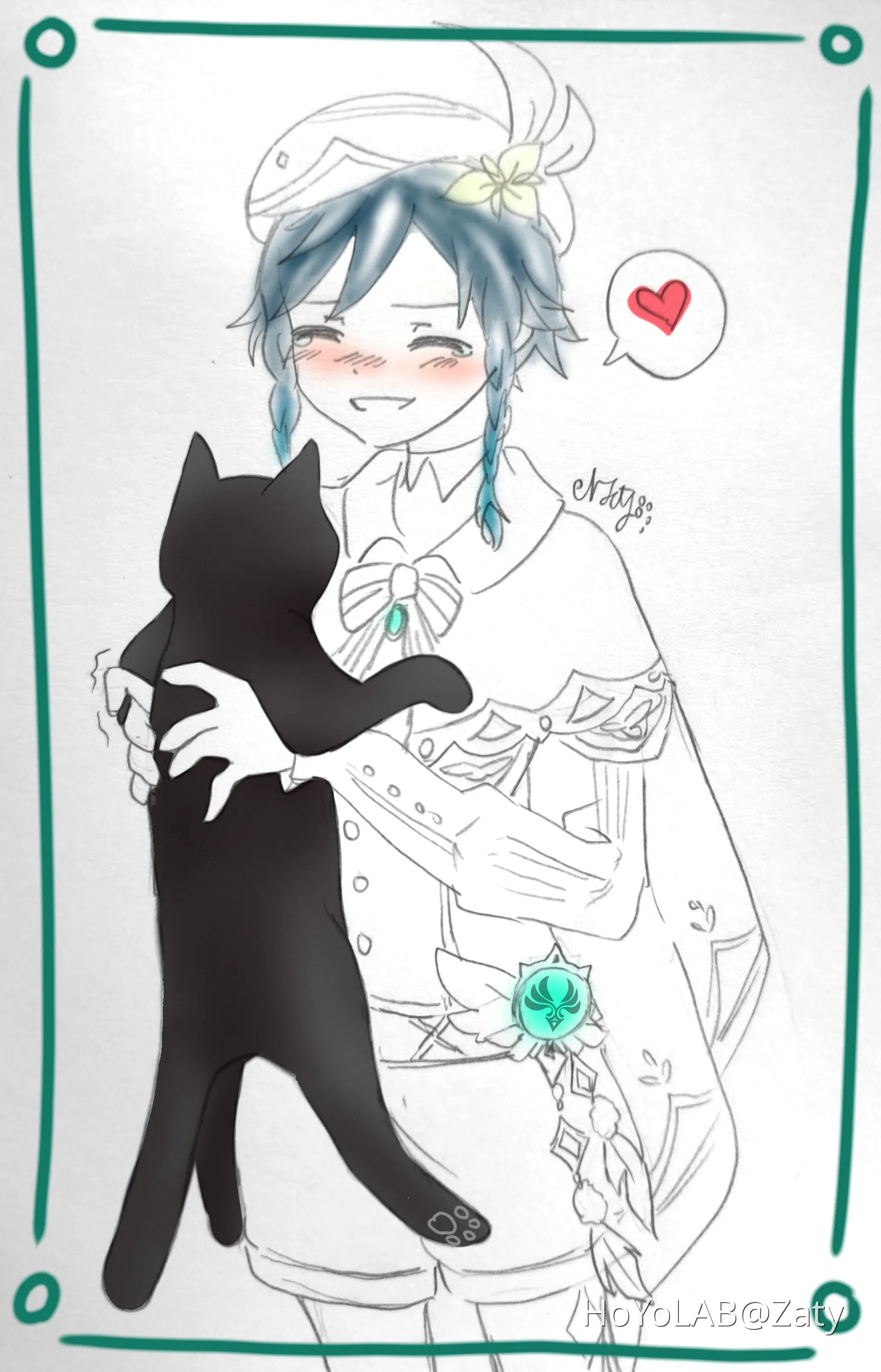 Venti with Cat🤭 Genshin Impact | HoYoLAB