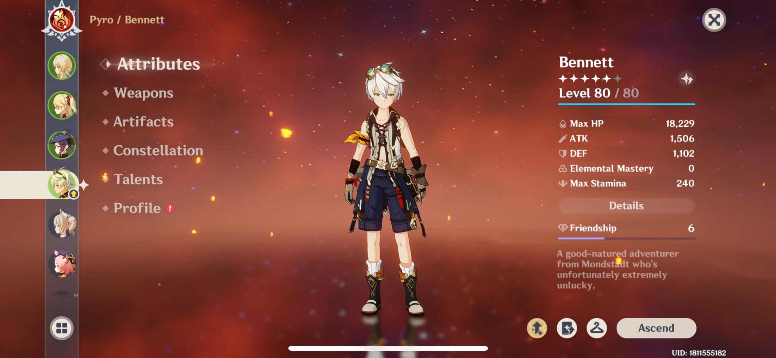 Can someone help me with Bennett Genshin Impact | HoYoLAB