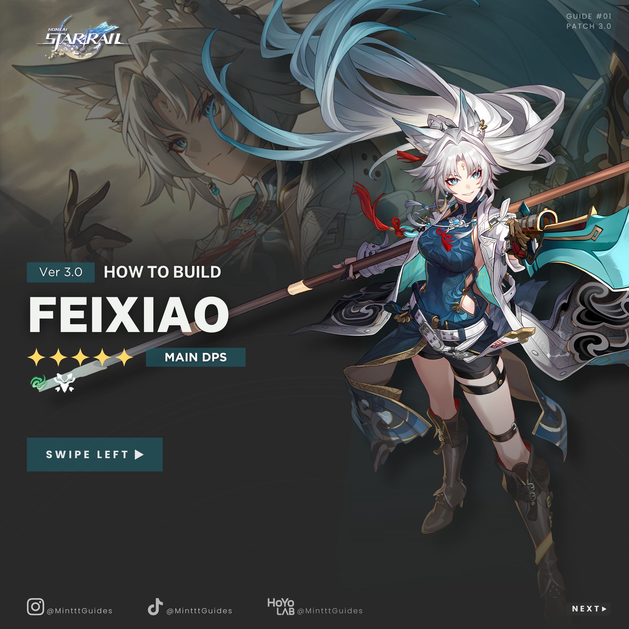 FEIXIAO - BUILD GUIDE | HONKAI:STAR RAIL 3.0 Honkai: Star Rail | HoYoLAB