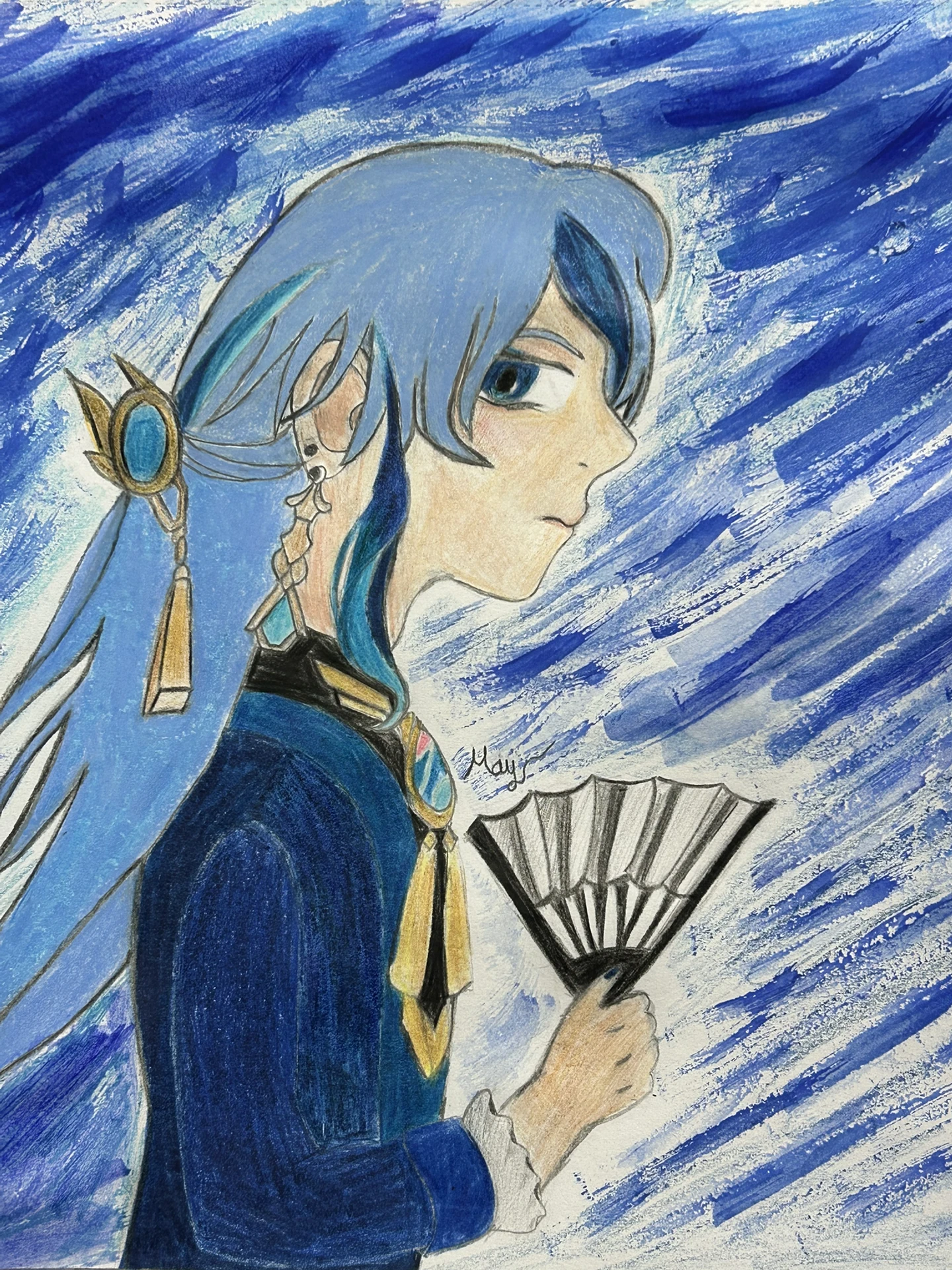 My drawing of Neuvillette Genshin Impact | HoYoLAB