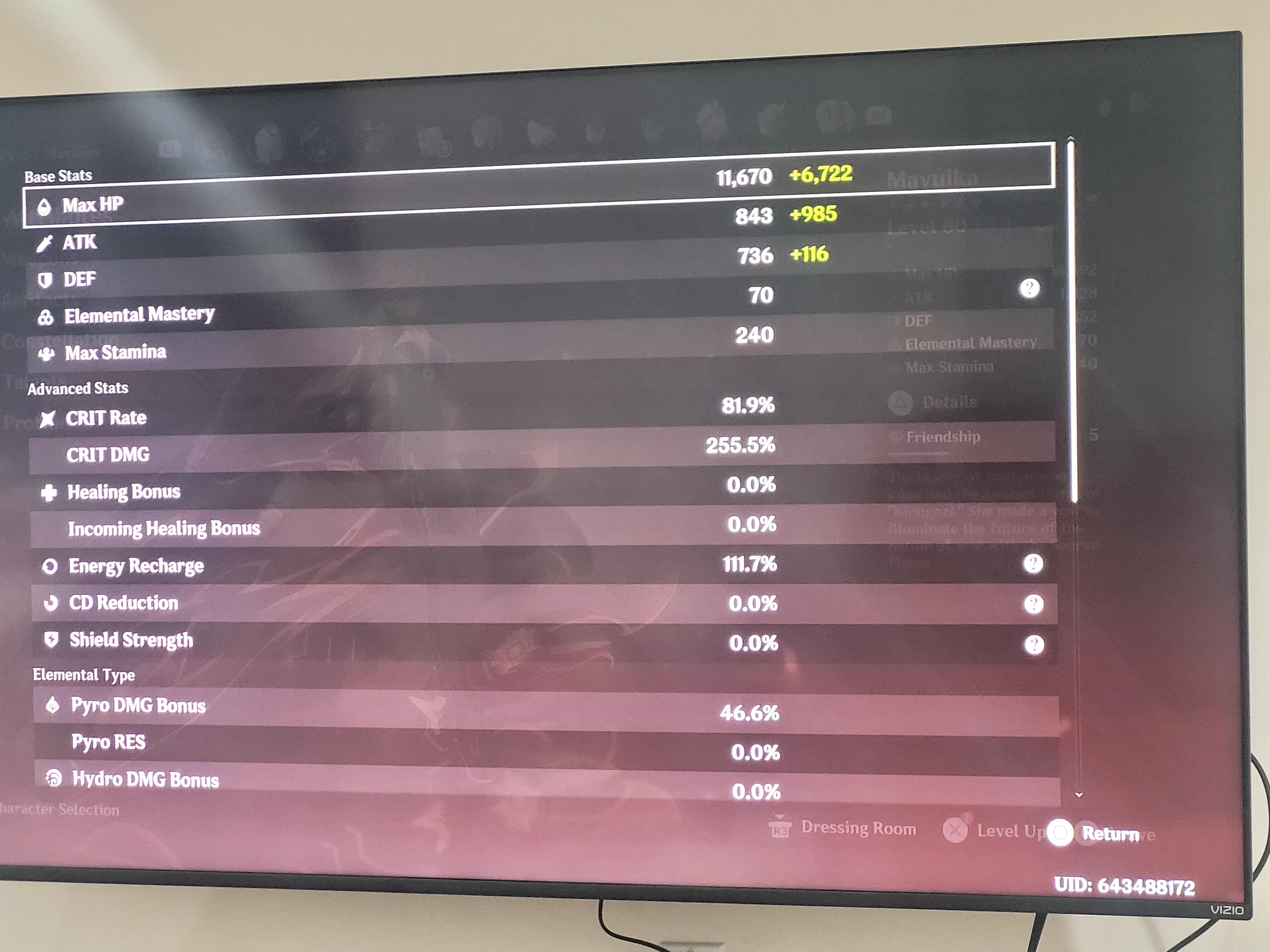 is my crit rate/damage good? Obsidian is active Genshin Impact | HoYoLAB