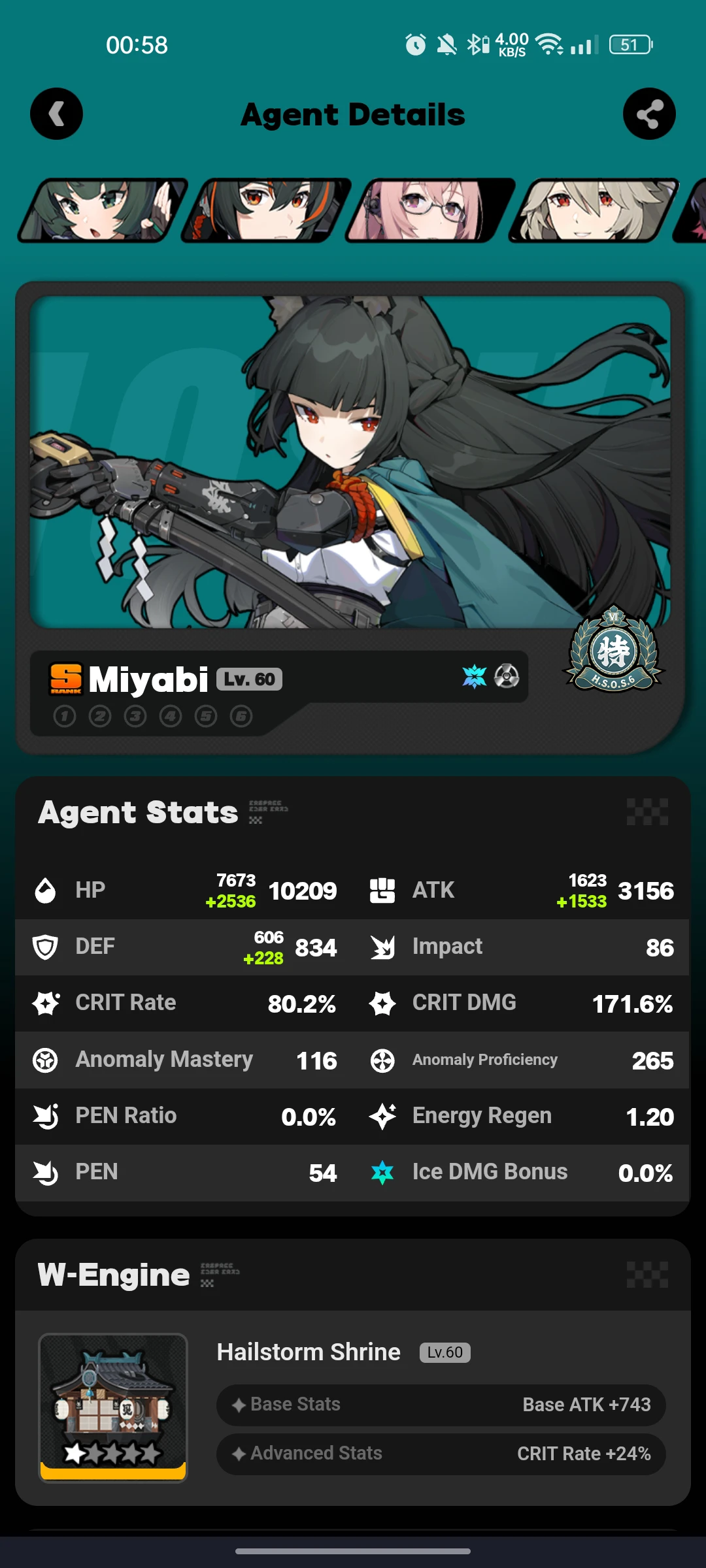 Miyabi Build (Update) Zenless Zone Zero | HoYoLAB