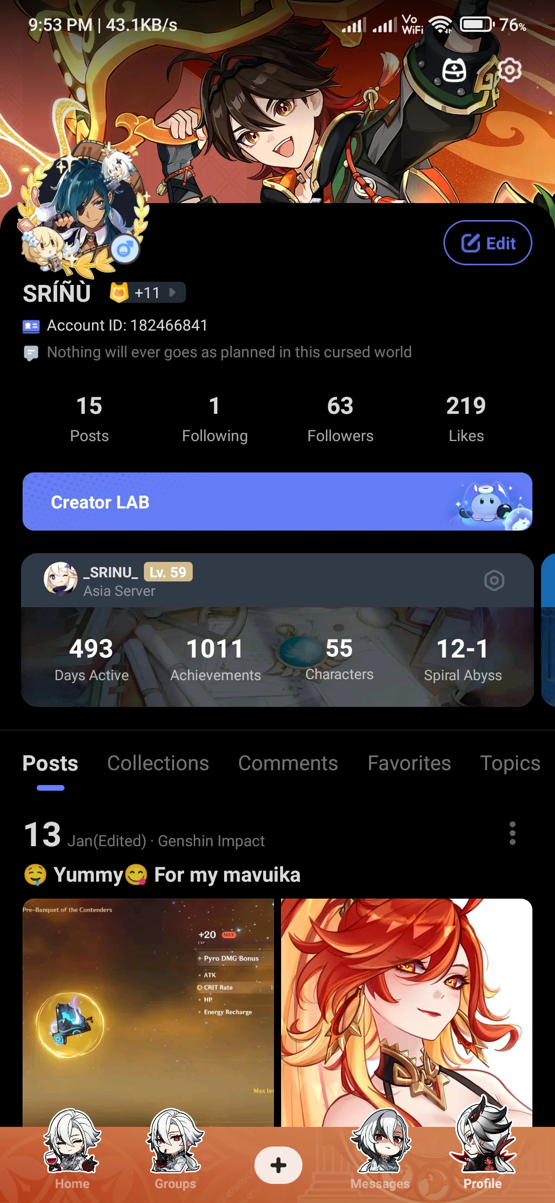 Ahaaa 1000+ achievement 😁💪 Genshin Impact | HoYoLAB
