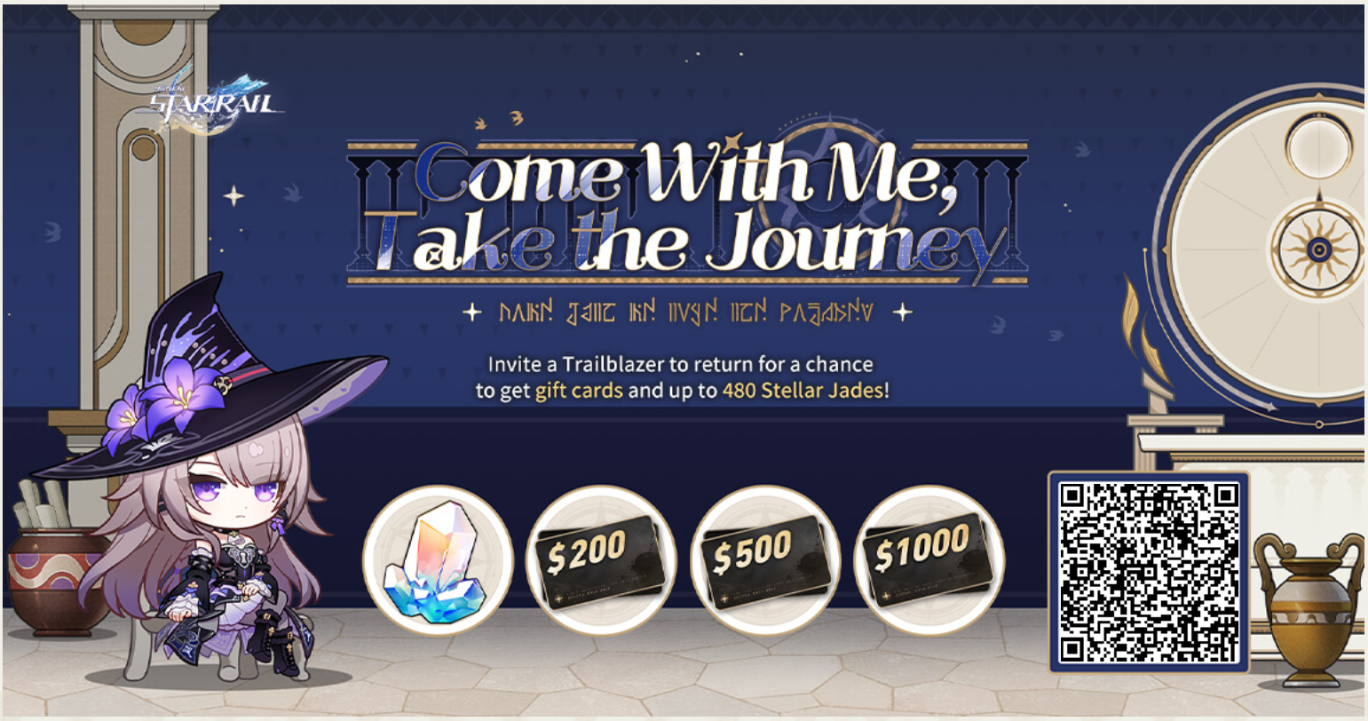 Come With Me, Take the Journey! (Returner Event) Honkai: Star Rail | HoYoLAB