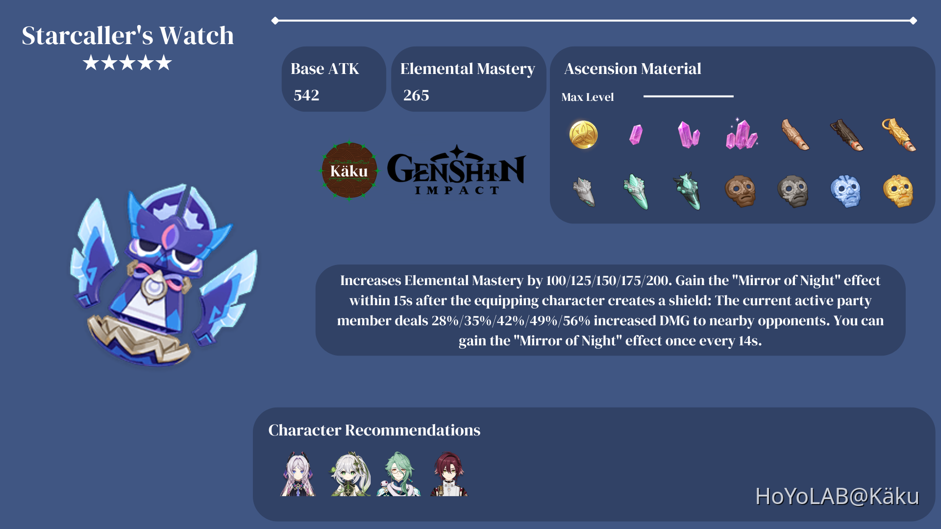 Starcaller's Watch - Weapon Guide Genshin Impact | HoYoLAB