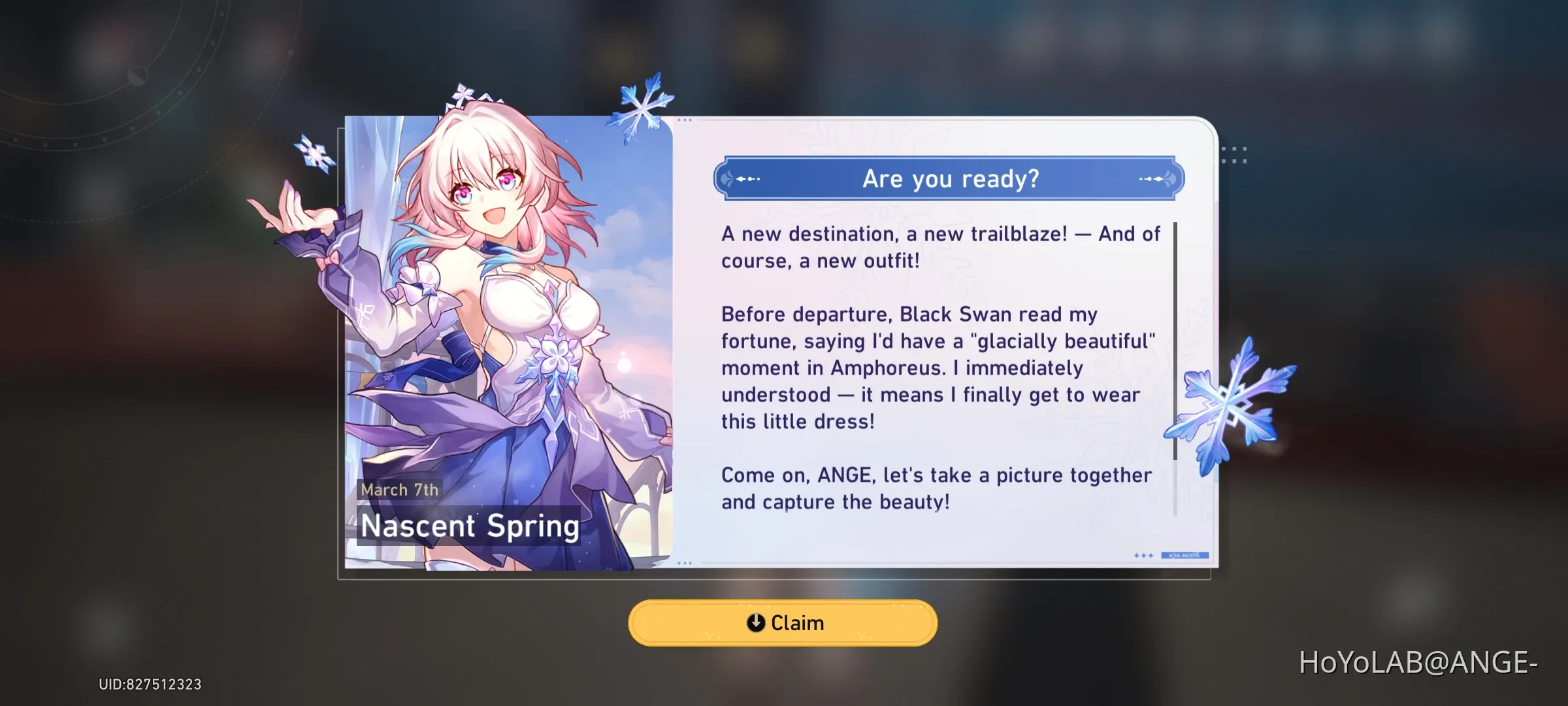 March 7th Skin and Spoiler Honkai: Star Rail | HoYoLAB