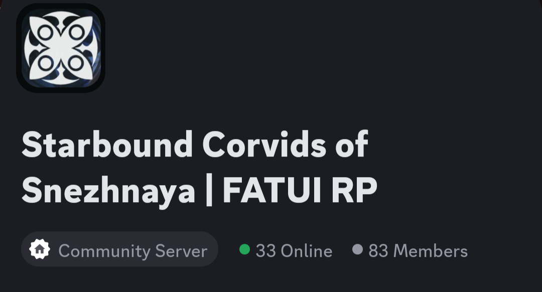 Join Starbound Corvids of Snezhnaya! THE Fatui Roleplay Discord Server ...