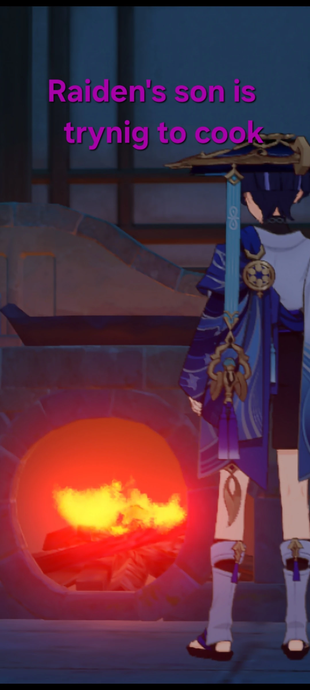My friend tried to teach wanderer cook Genshin Impact | HoYoLAB
