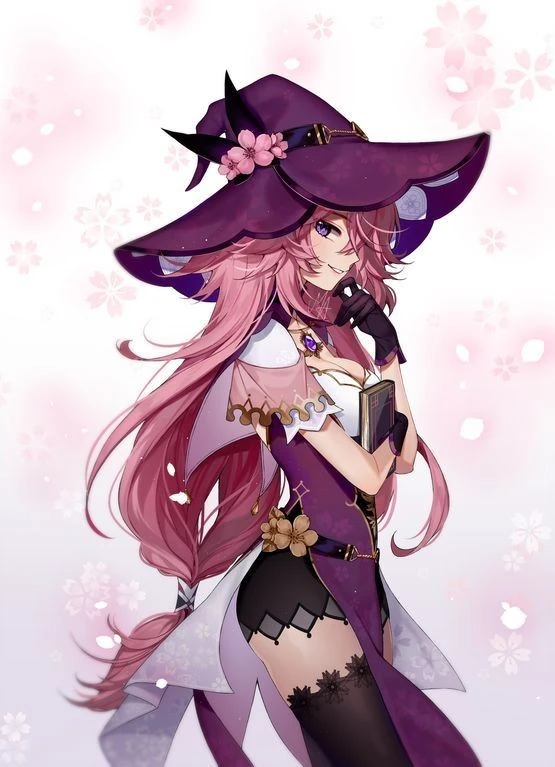 Yae Miko como Lisa 🩷🌸 Genshin Impact | HoYoLAB