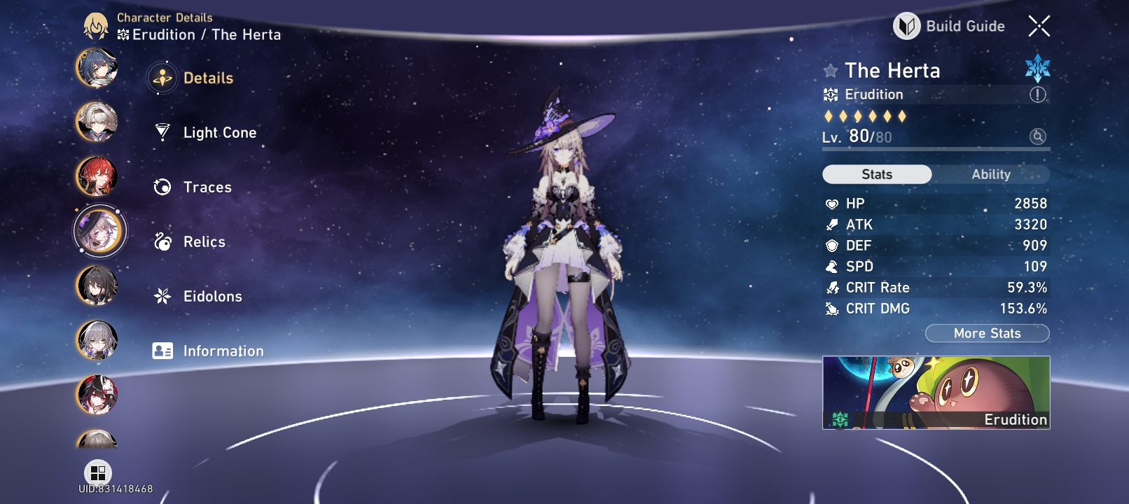 DAY 1 OF BUILDING THE HEART...I MEAN HERTA Honkai: Star Rail | HoYoLAB