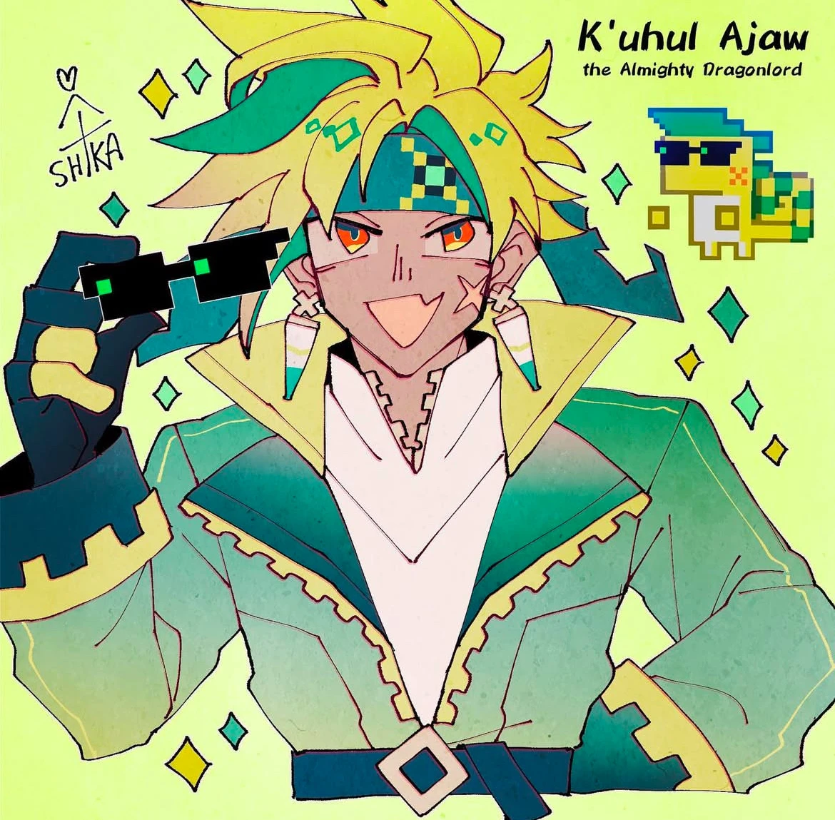 Ajaw human form (fanarts) day four Genshin Impact | HoYoLAB