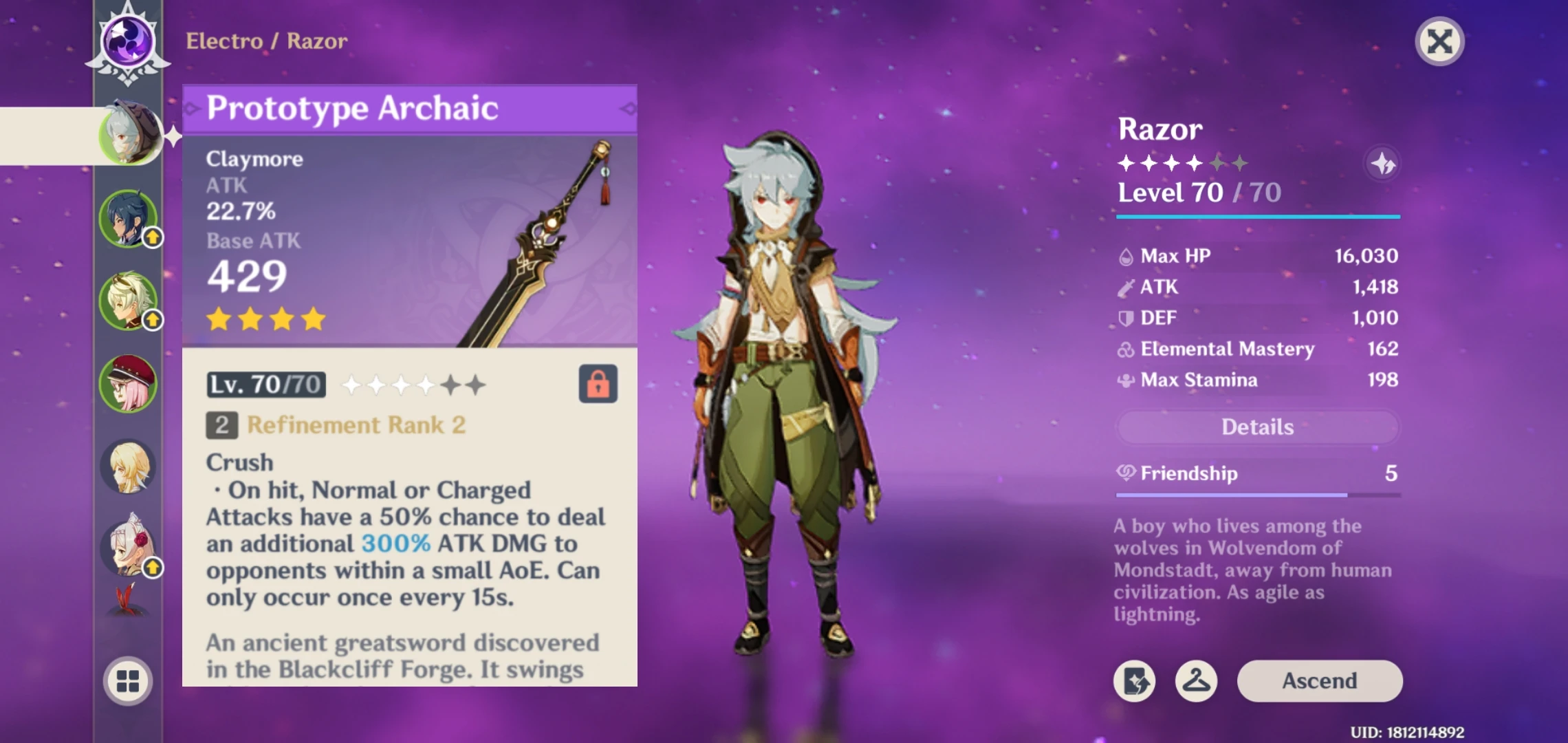 is my chracter build good as an ar43 Genshin Impact | HoYoLAB