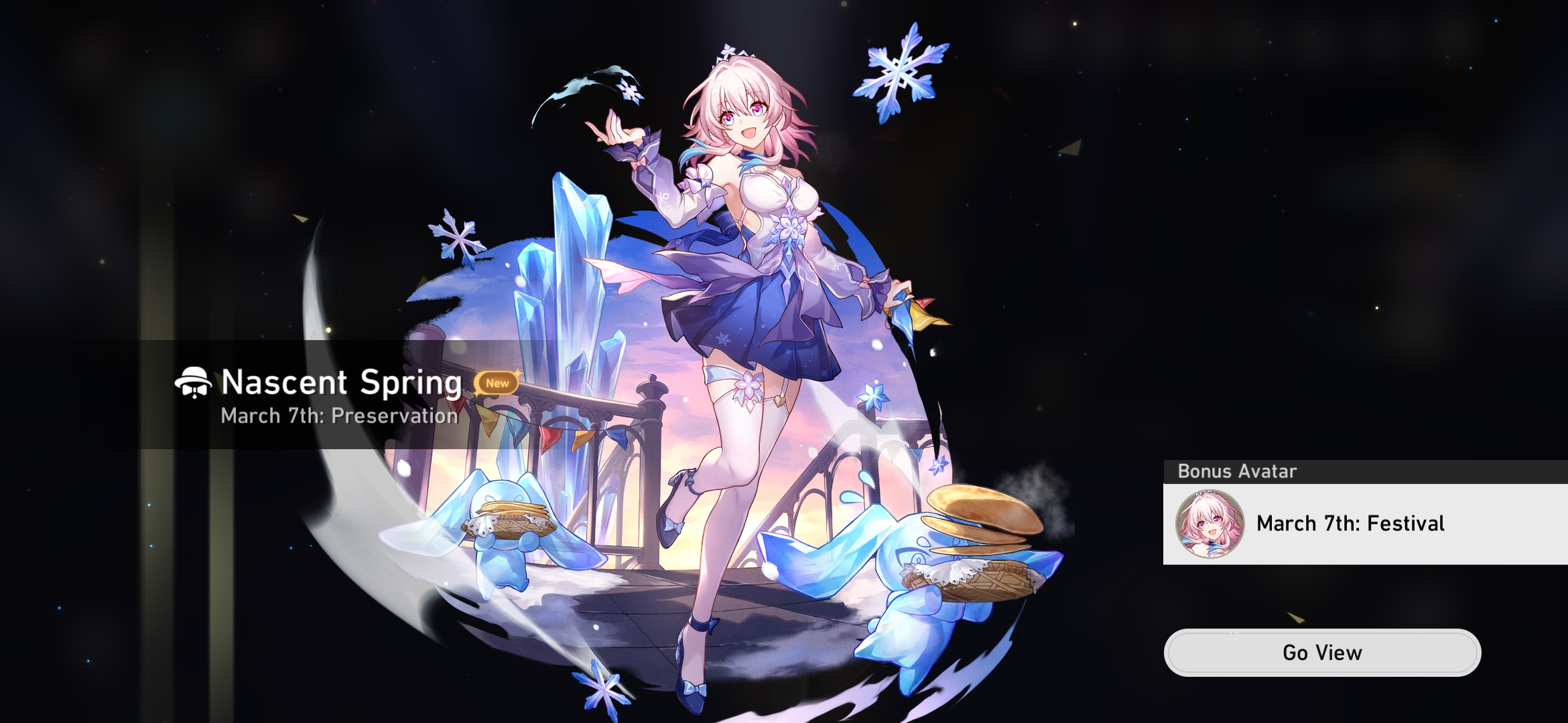 Login to unlock new outfit for March 7th! (Preservation) Honkai: Star ...