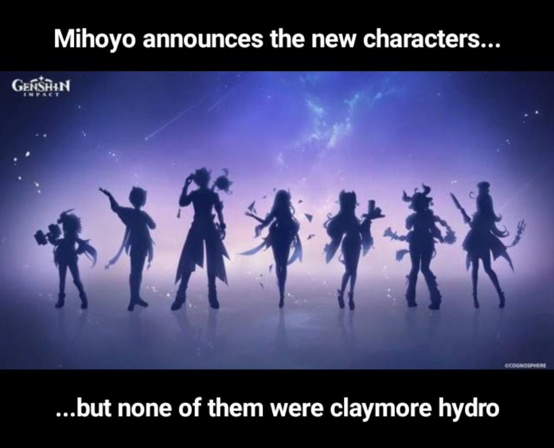 Claymore hydro when? Genshin Impact | HoYoLAB