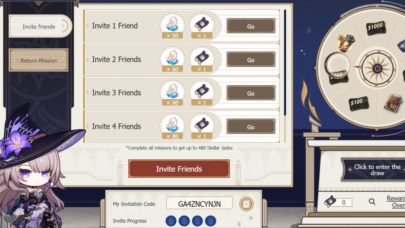 Invite HSR Event 3.0! Honkai: Star Rail | HoYoLAB