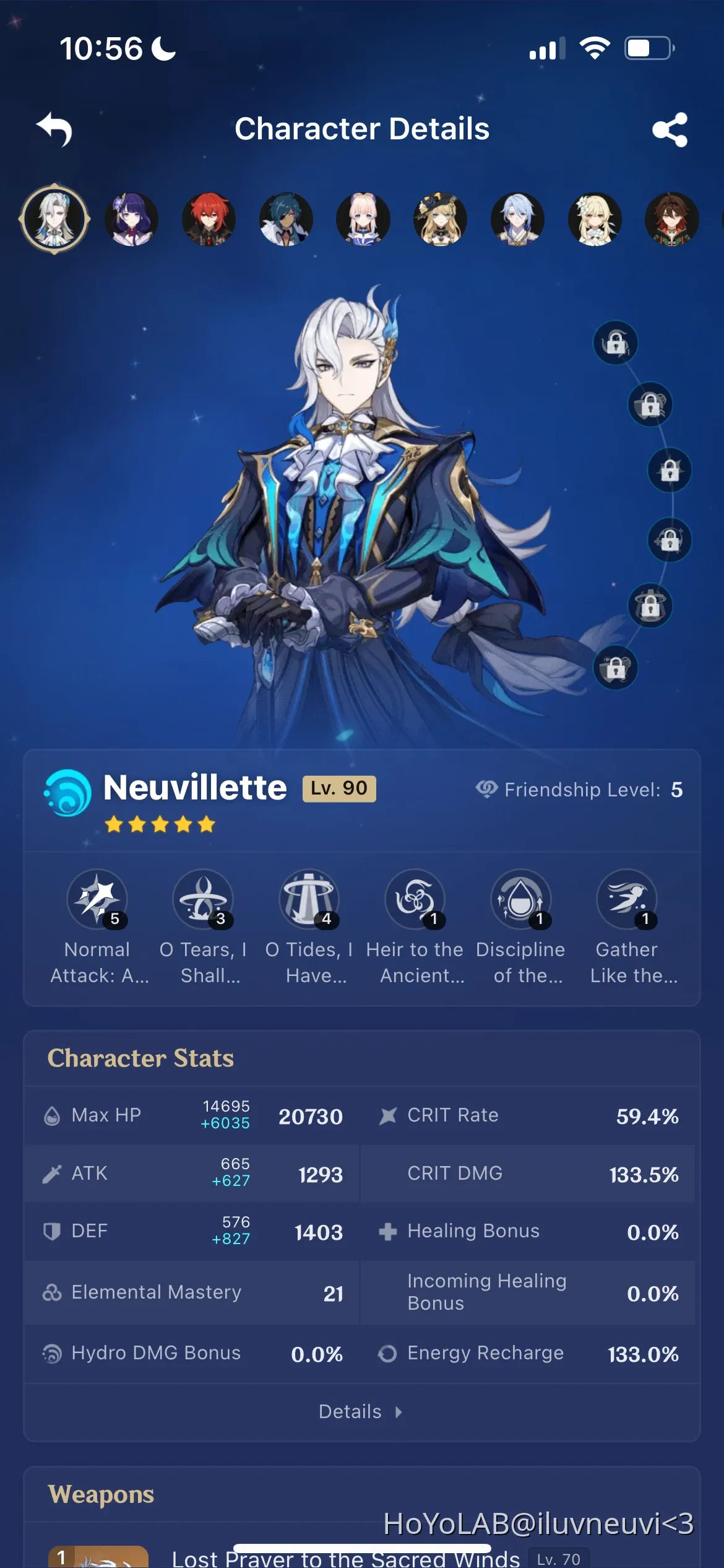 How are my Neuvi artifacts? Genshin Impact | HoYoLAB
