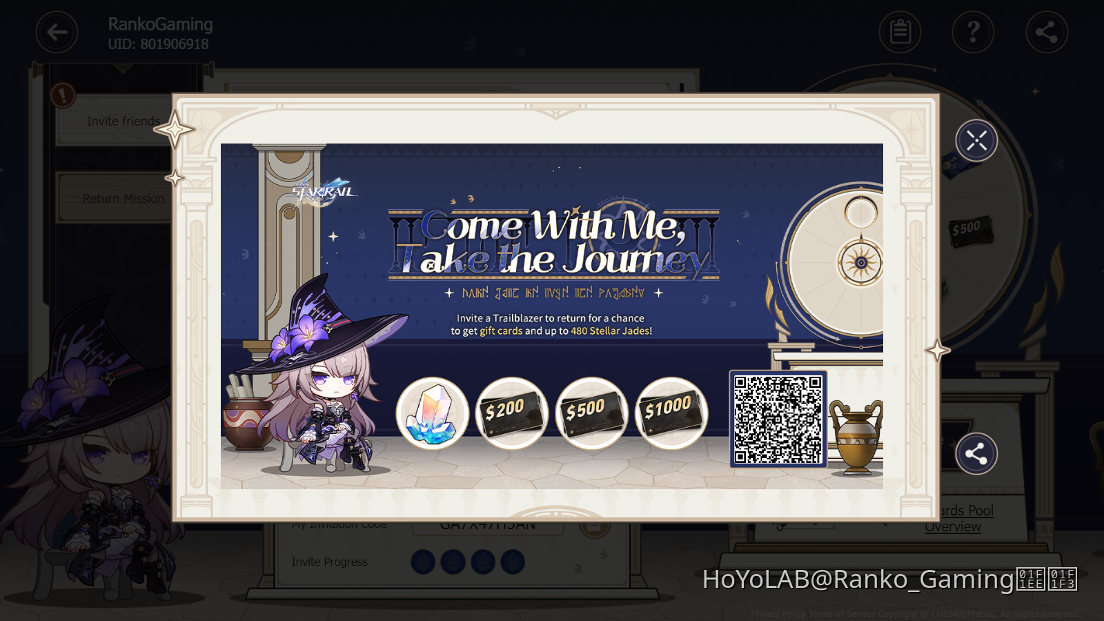 Return Player Invite Link Honkai Star Rail v3.0 Honkai: Star Rail | HoYoLAB