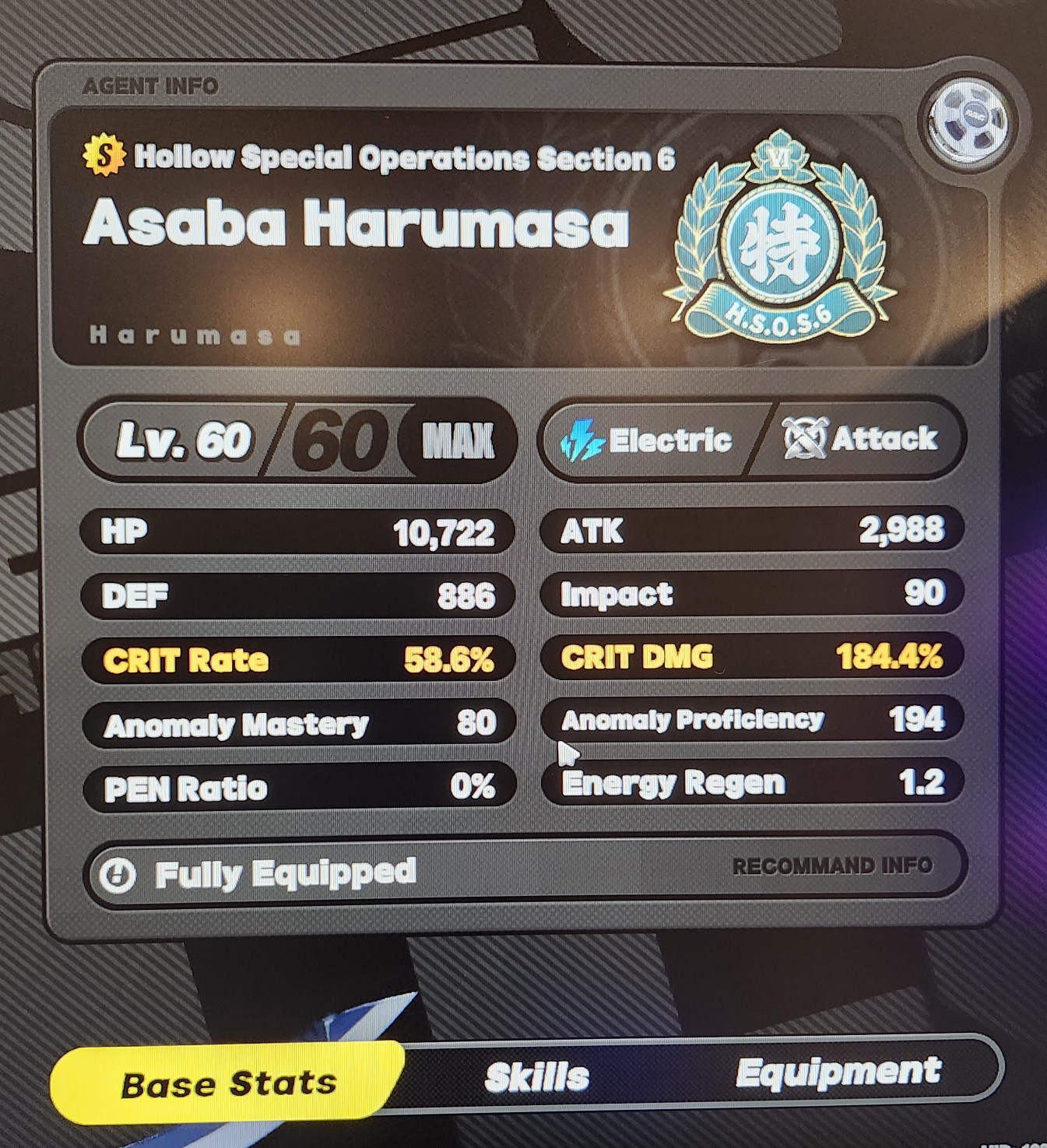 Guys is this a good Asaba build? 😭 Zenless Zone Zero | HoYoLAB
